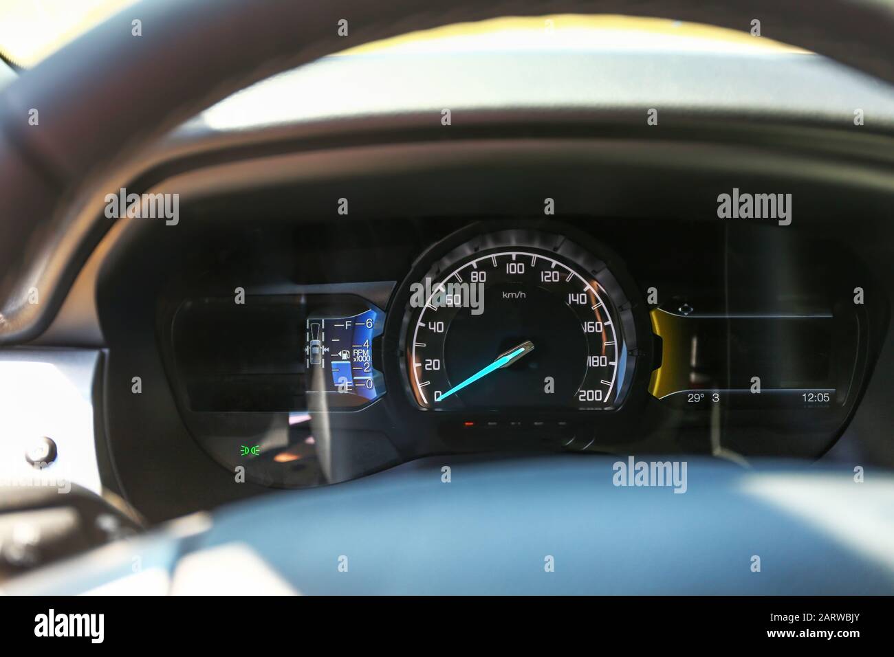 Dashboard in modern car hi-res stock photography and images - Alamy
