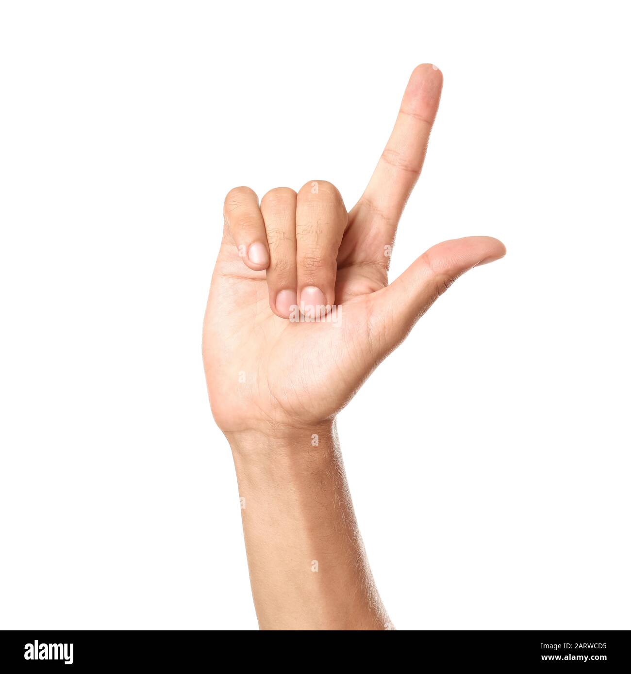 Man waving pointing finger on hi-res stock photography and images - Alamy