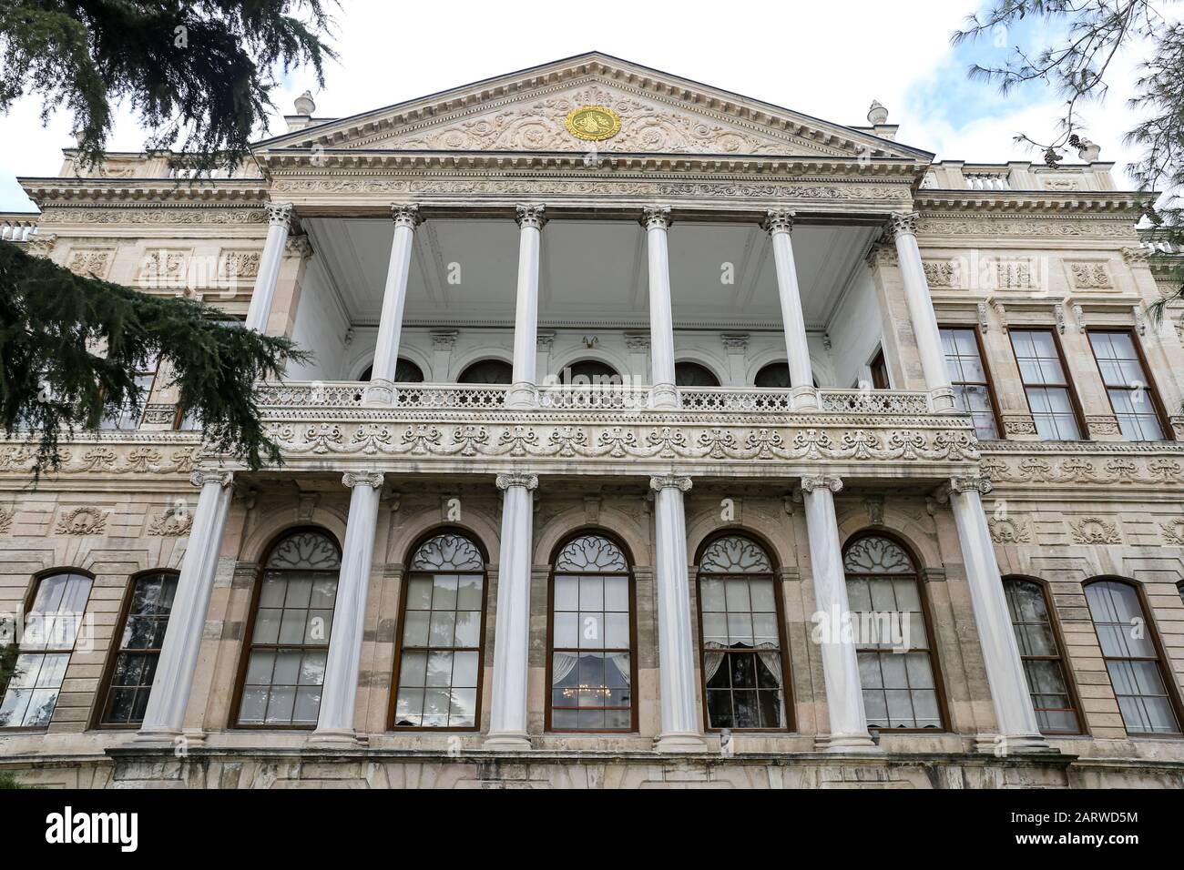 Facade of Dolmabahce Palace, Istanbul City, Turkey Stock Photo - Alamy