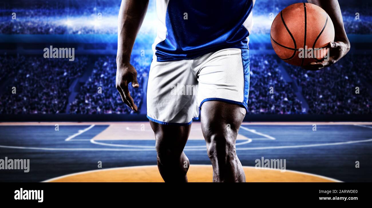 Composite image of basketball player Stock Photo - Alamy