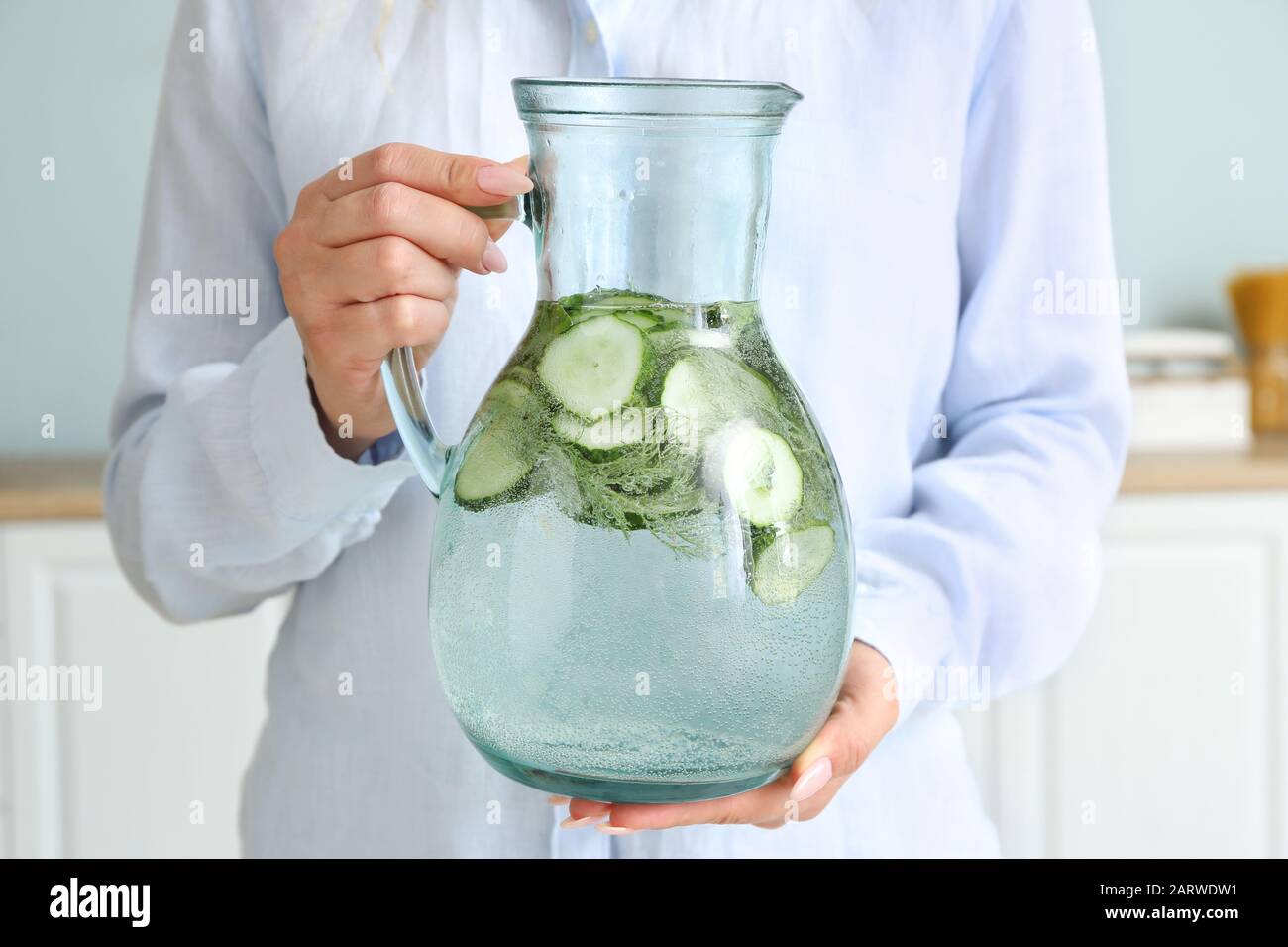 Woman healthy infused water hi-res stock photography and images - Alamy