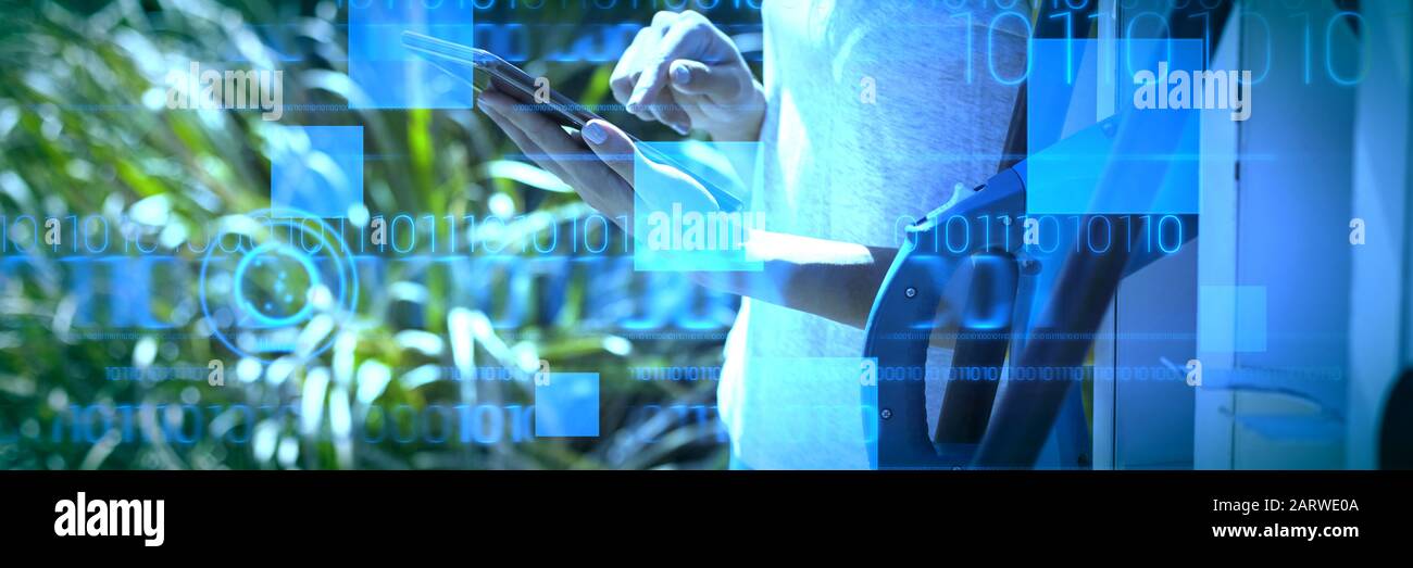 Composite image of interface Stock Photo - Alamy