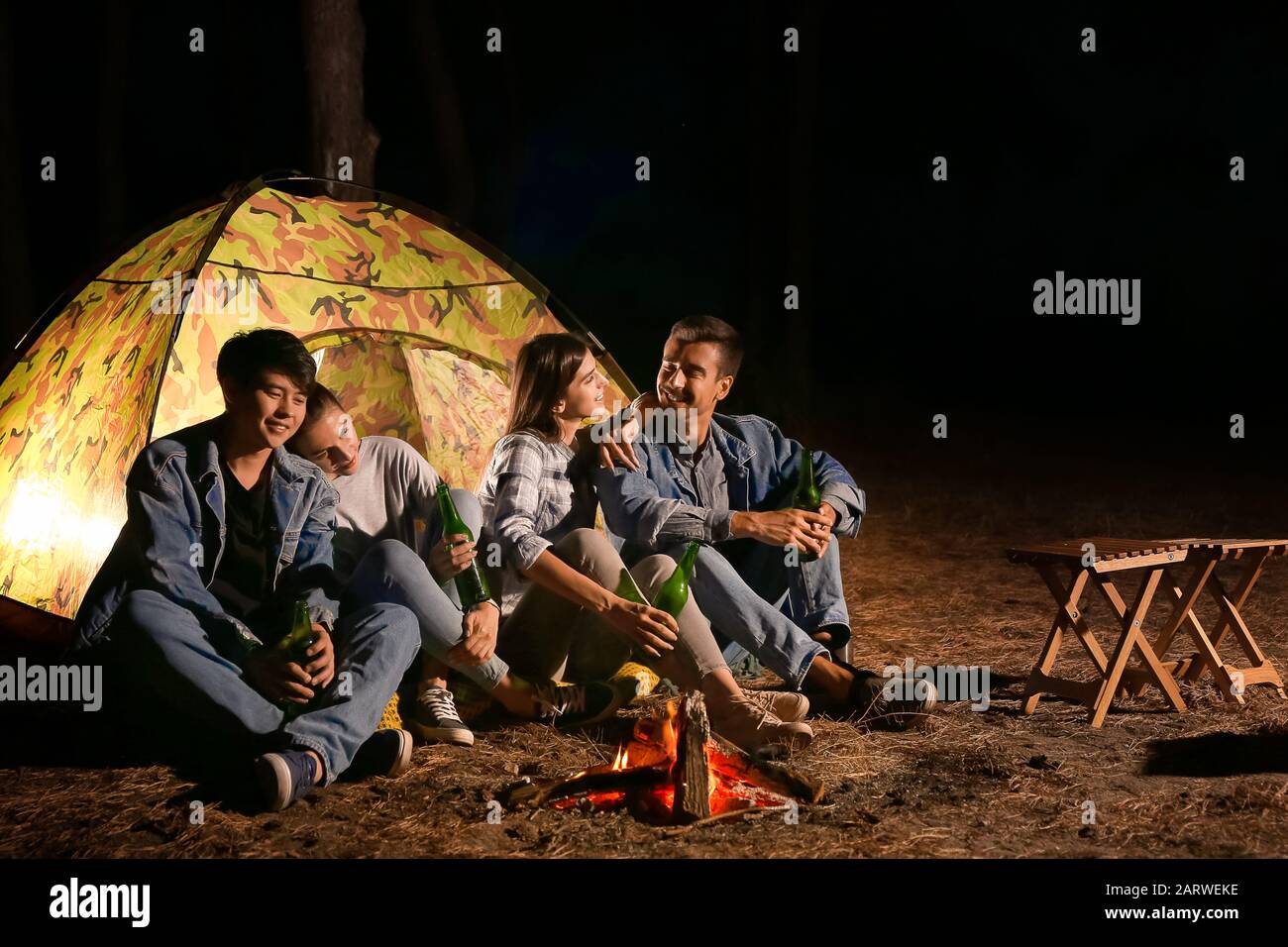 Spending the night in nature hi-res stock photography and images - Alamy