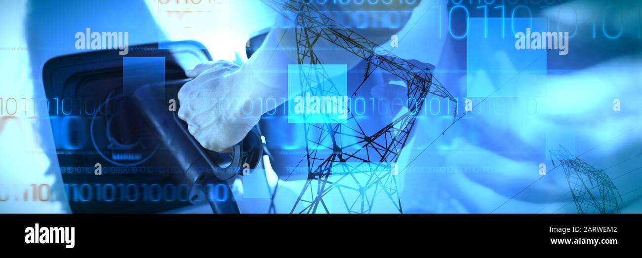 Composite image of interface Stock Photo - Alamy