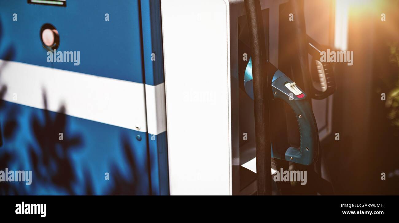 Electric charging point at charging station Stock Photo - Alamy