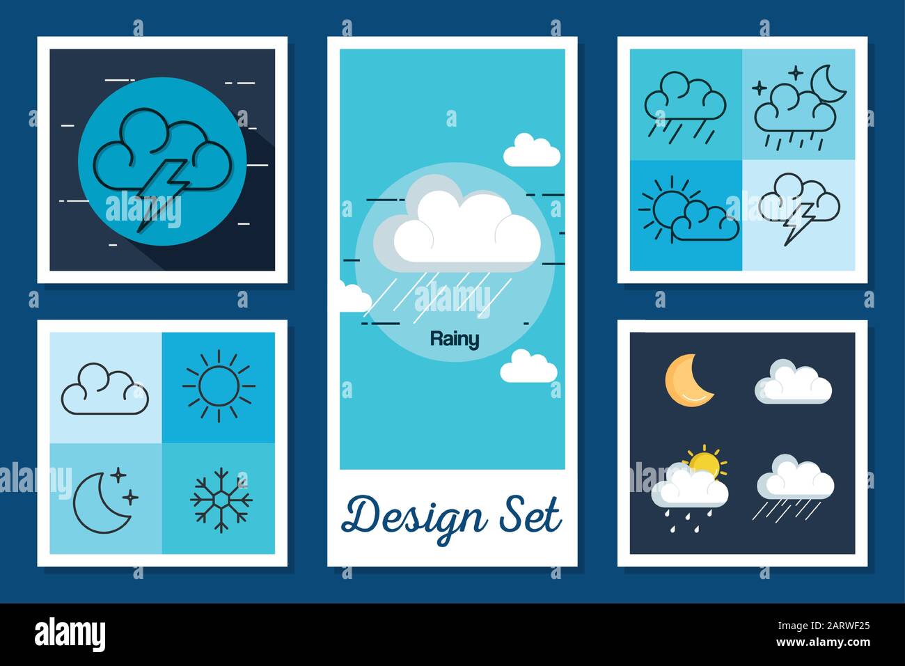 Stormy weather designs Stock Vector Images - Alamy