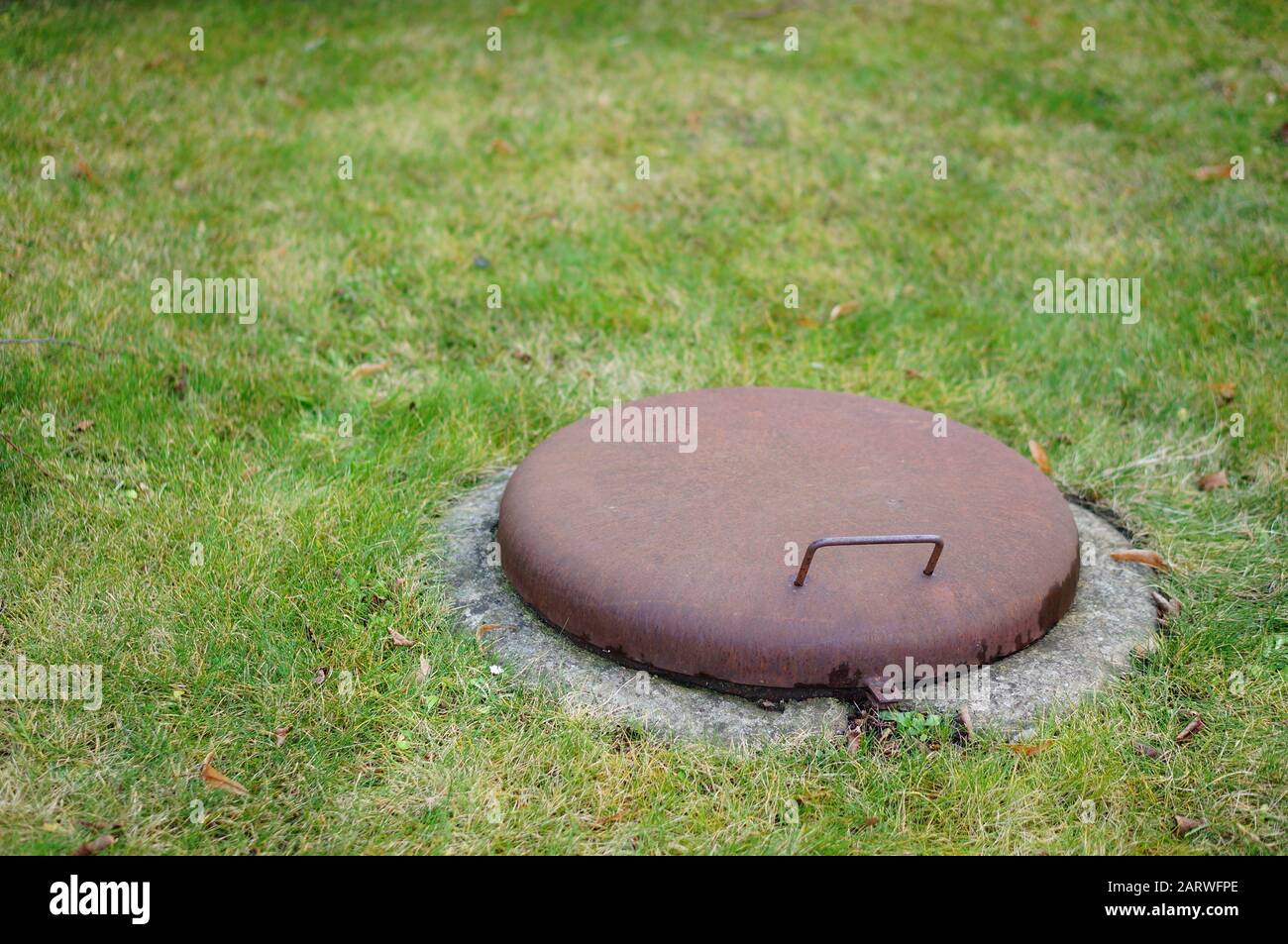Closeup shot manhole on hi-res stock photography and images - Alamy