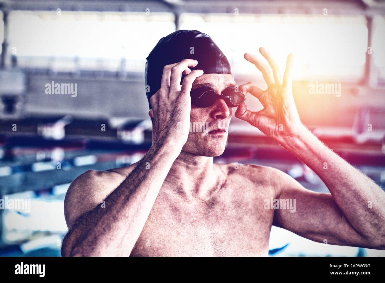 Adult male swimmer hi-res stock photography and images - Alamy