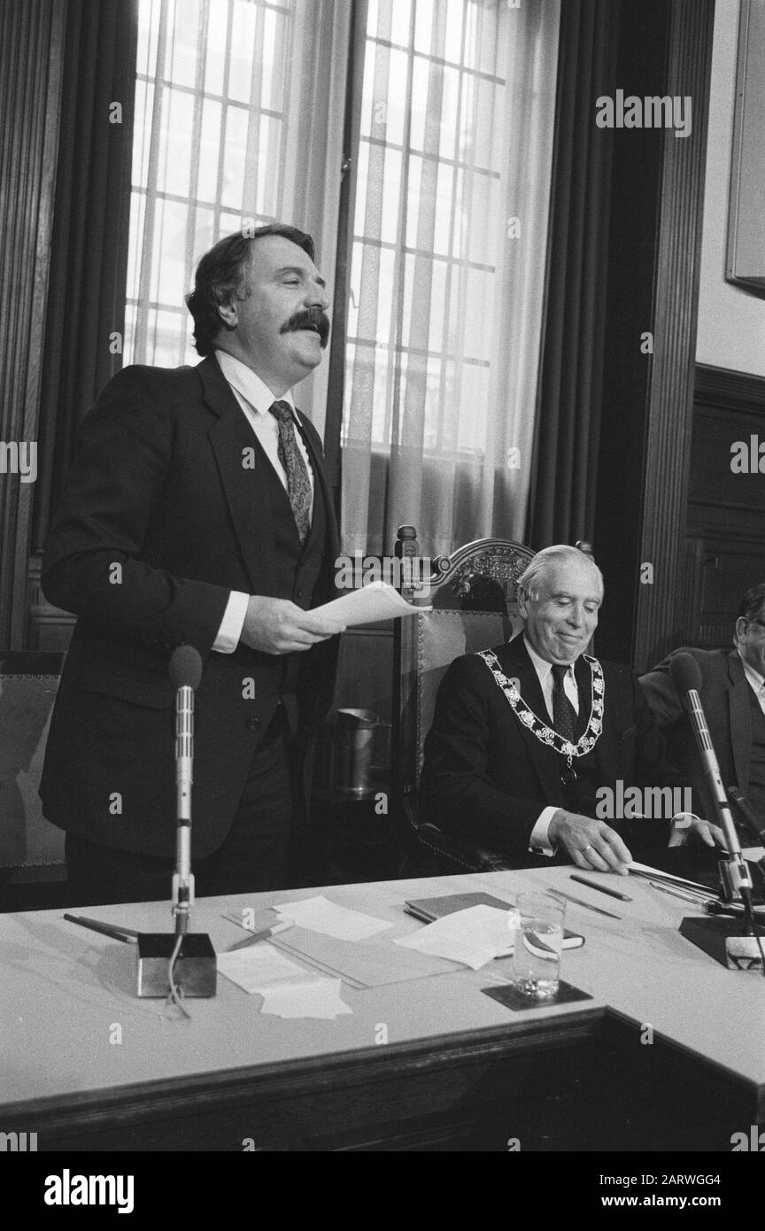 Afscheid van André van der Louw as mayor of Rotterdam Van der Louw ...