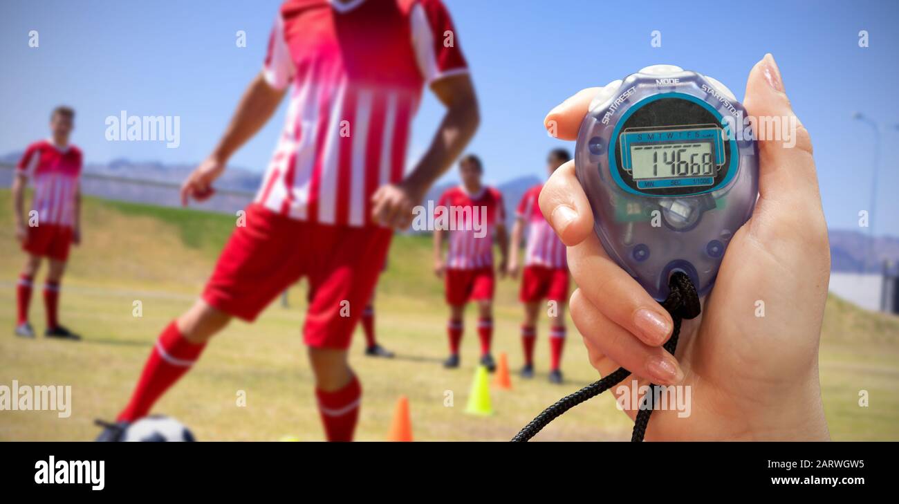 Close up hand holding timer hi-res stock photography and images - Alamy