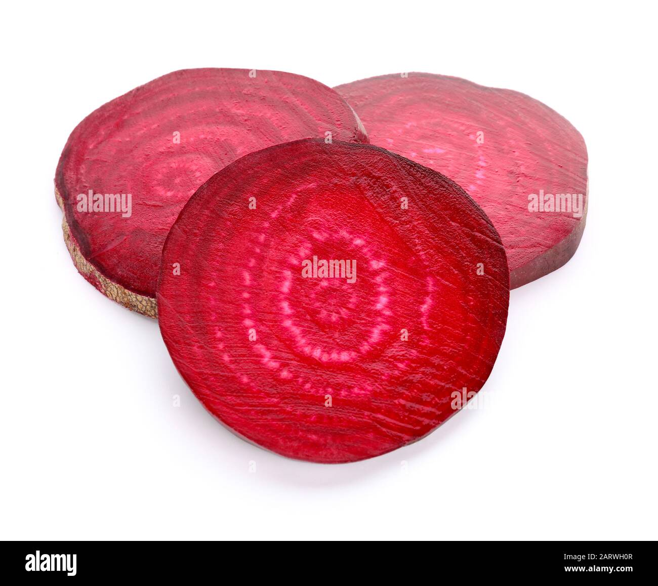 Fresh cut beet on white background Stock Photo - Alamy