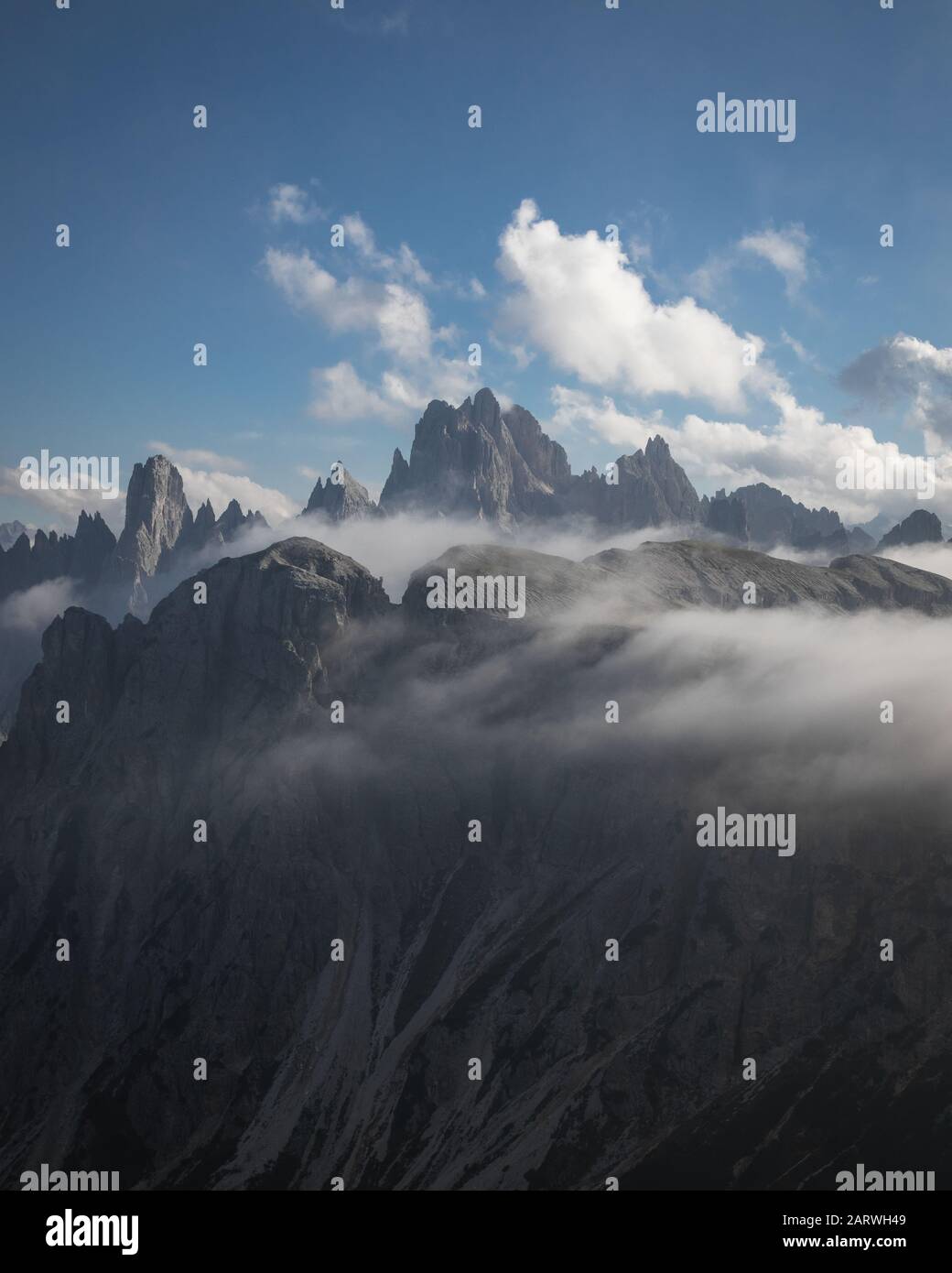 Three peaks in evening hi-res stock photography and images - Alamy
