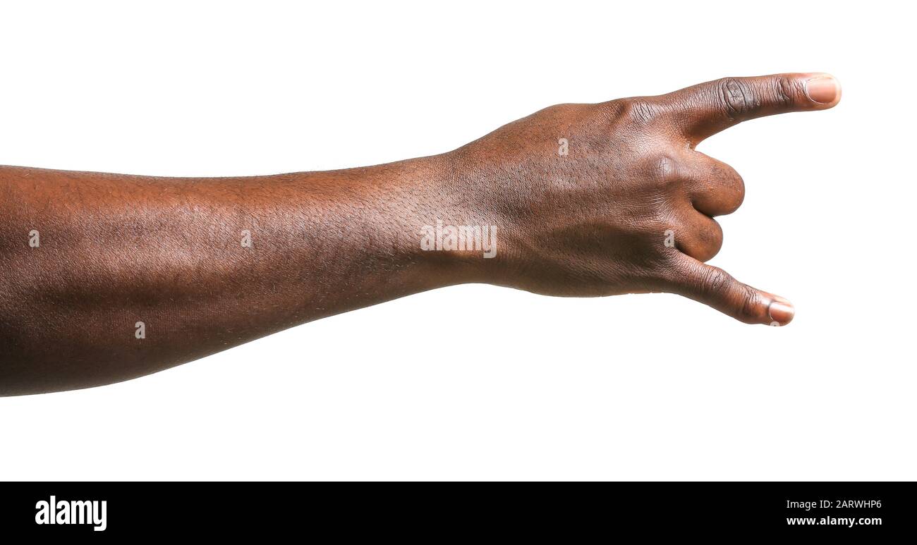 Sign language devil horns hi-res stock photography and images - Alamy
