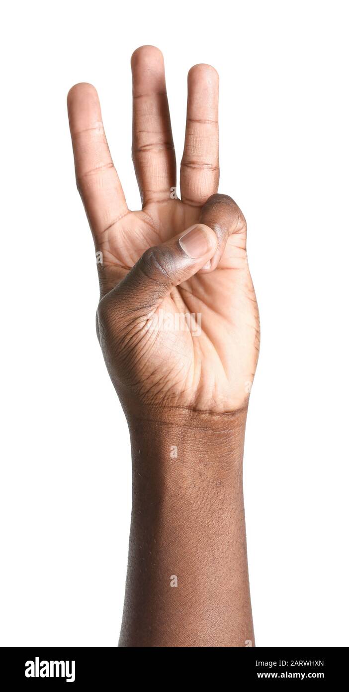 African American Man Hand