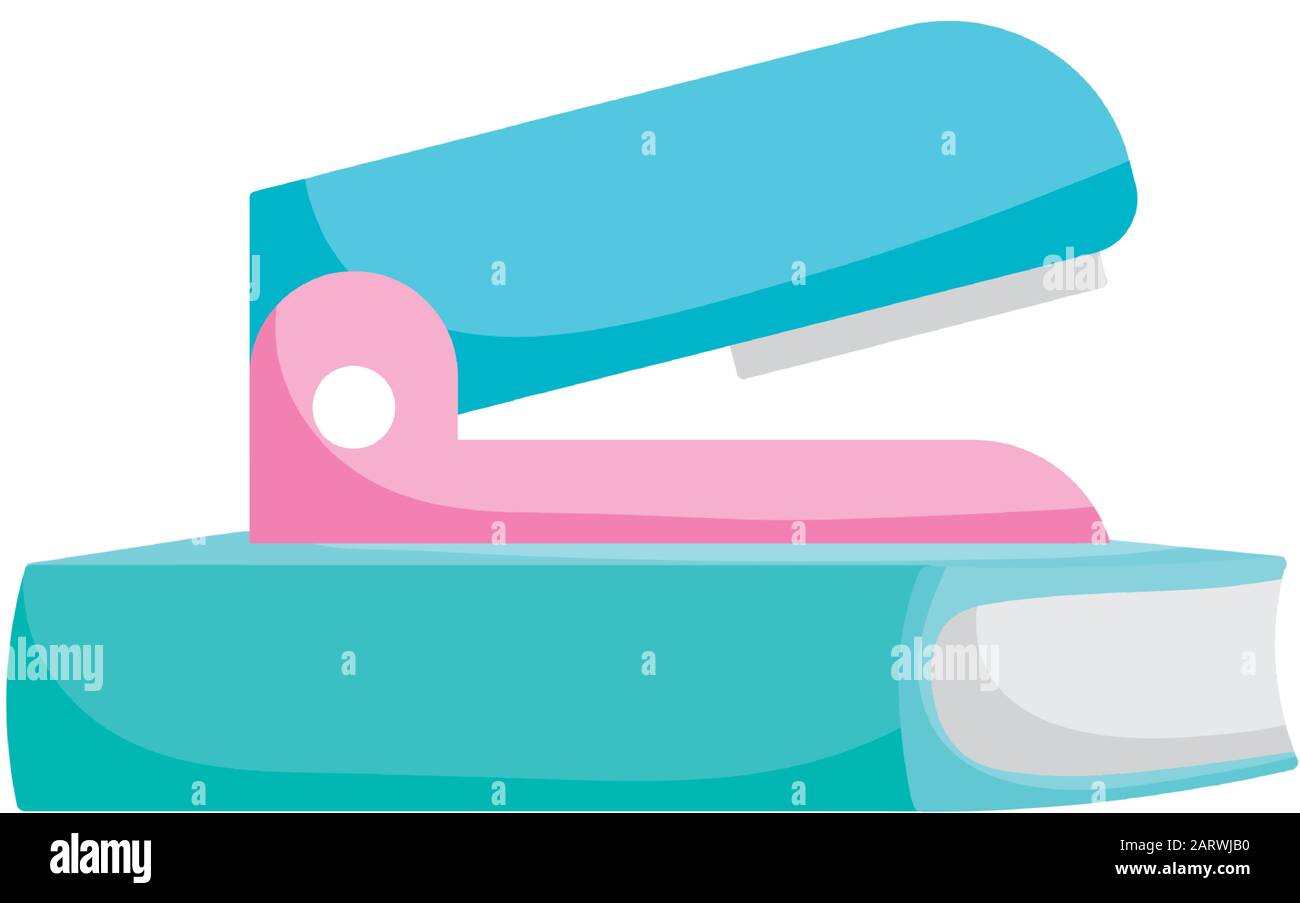 back to school education stapler vector illustration Stock Vector Image ...
