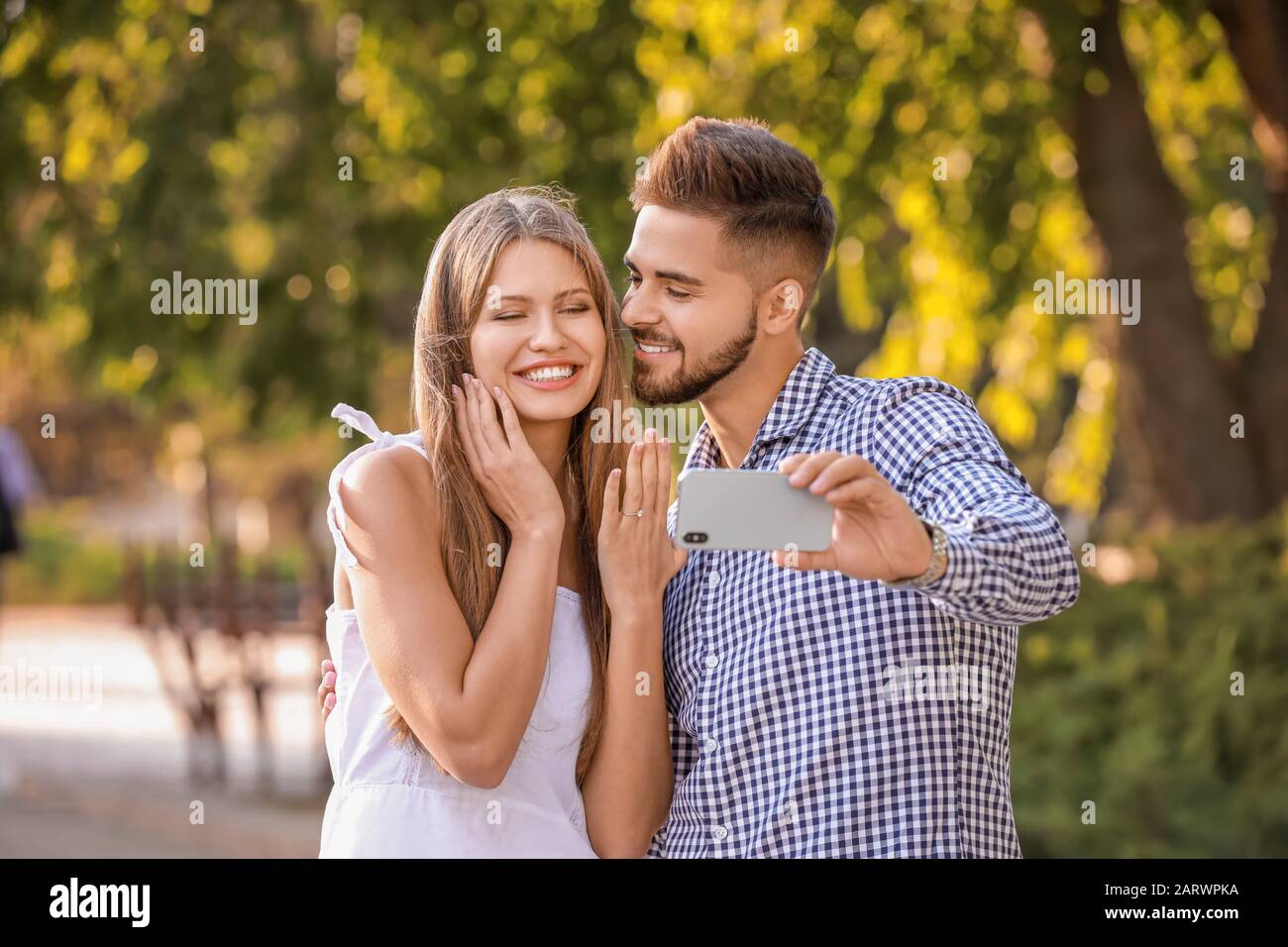 Happy and engaged hi-res stock photography and images - Alamy