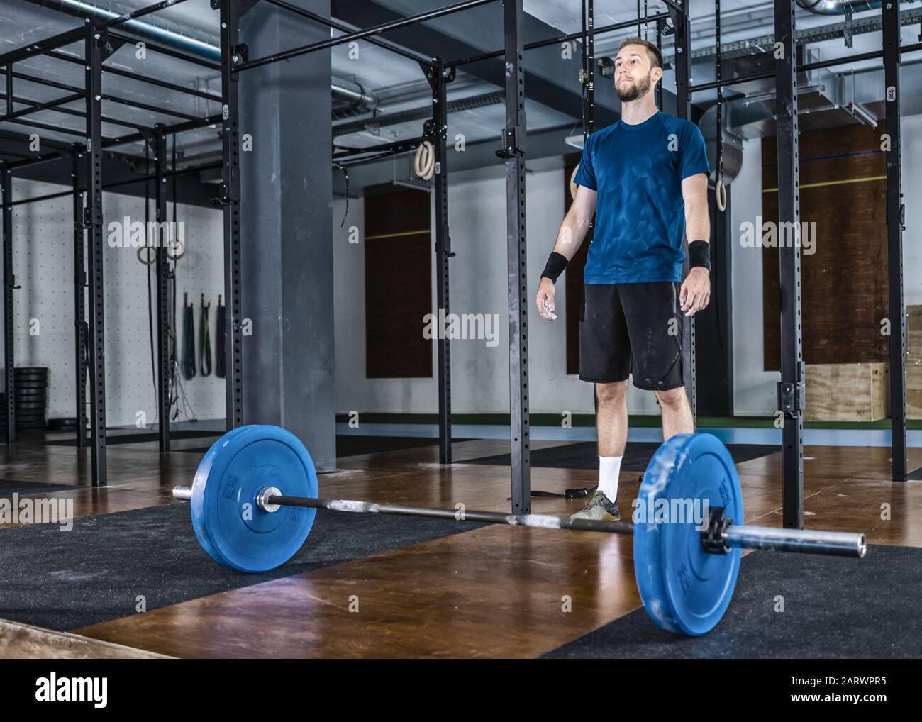 athlete in weightlifting Stock Photo - Alamy