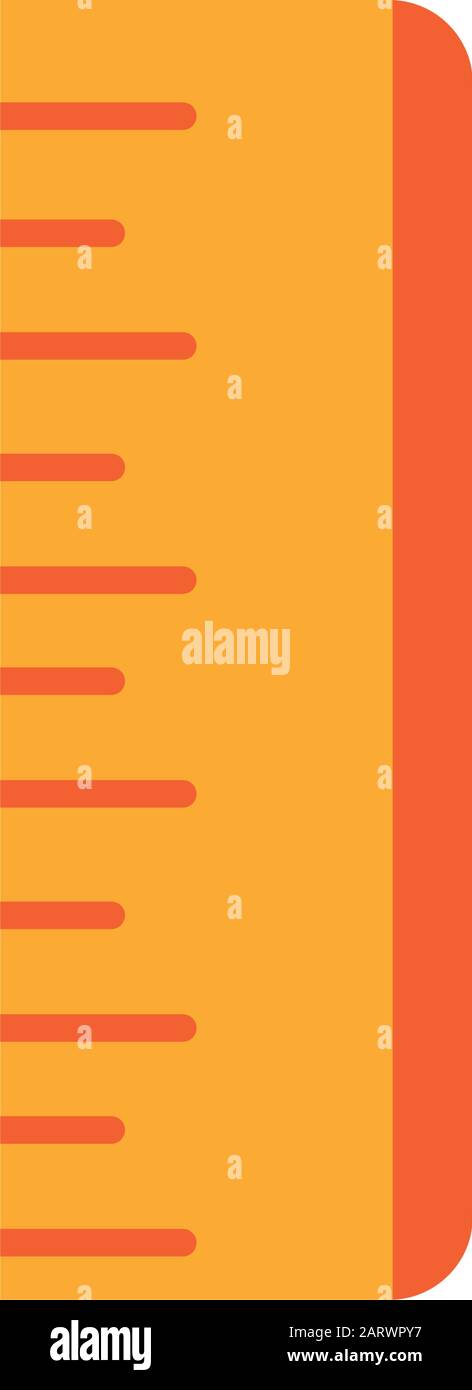 ruler measure supply education school vector illustration icon design ...