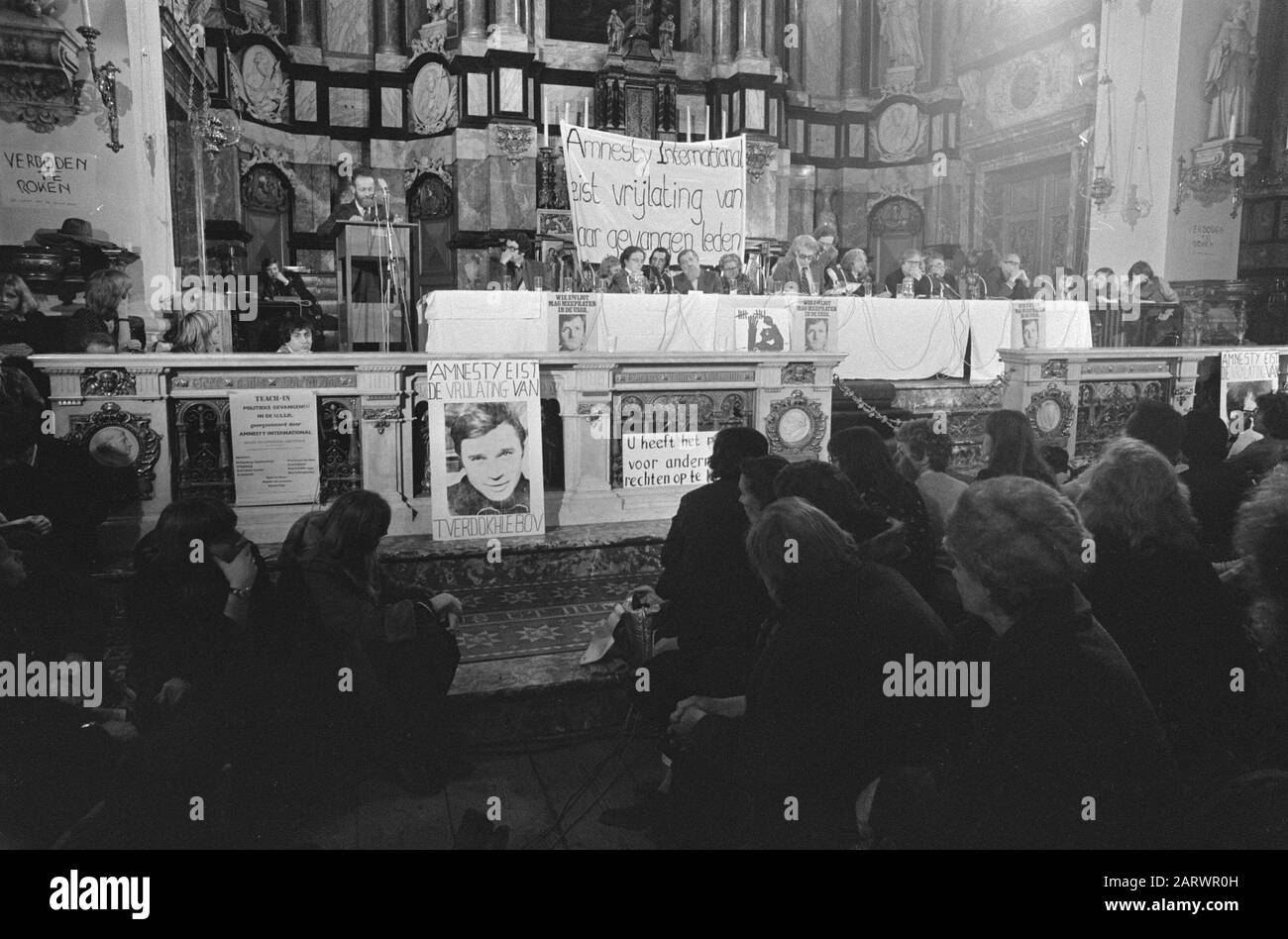 Teach Inn for political prisoners in the USSR in Moses and Aaronkerk in ...
