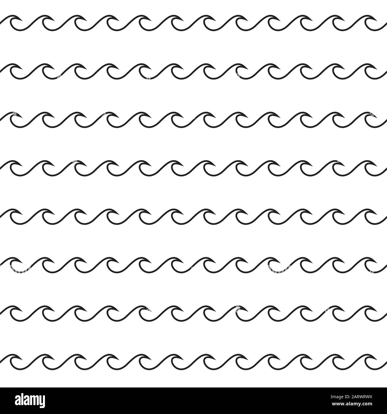 Repeating Black White Wave Pattern High Resolution Stock Photography ...