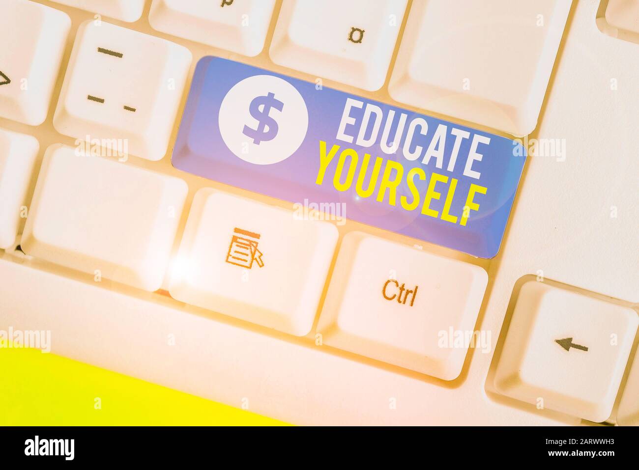 Conceptual hand writing showing Educate Yourself. Concept meaning To ...