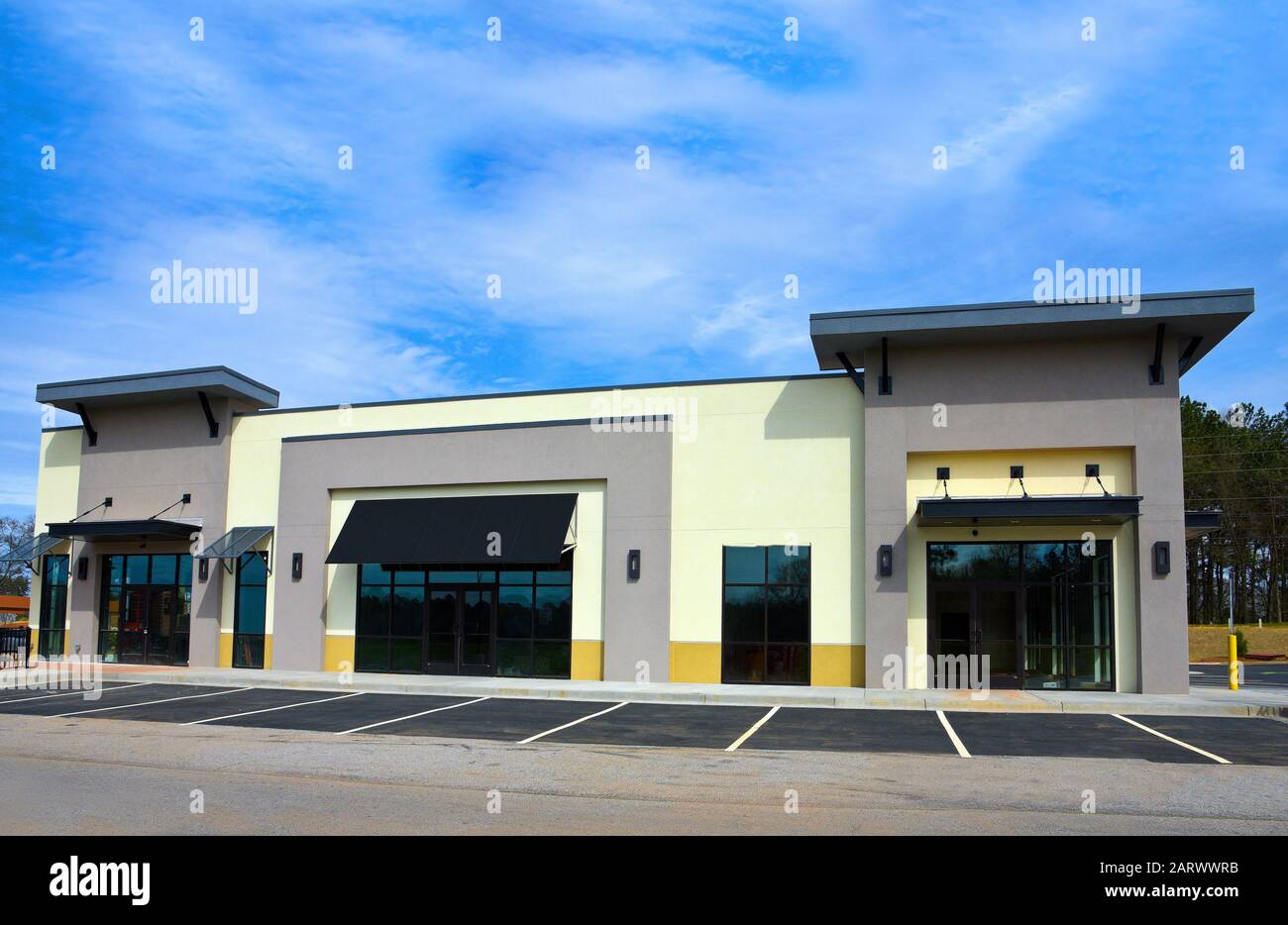 New Commercial Building with Retail, Restaurant and Office Space ...
