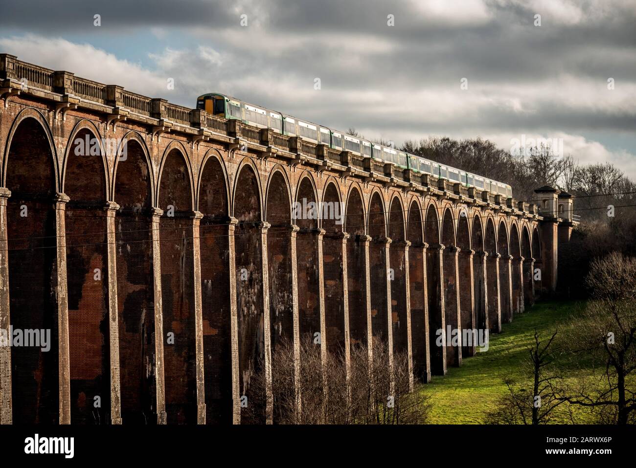 The Ouse Valley Viaduct, also sometimes known as the Balcombe Viaduct ...