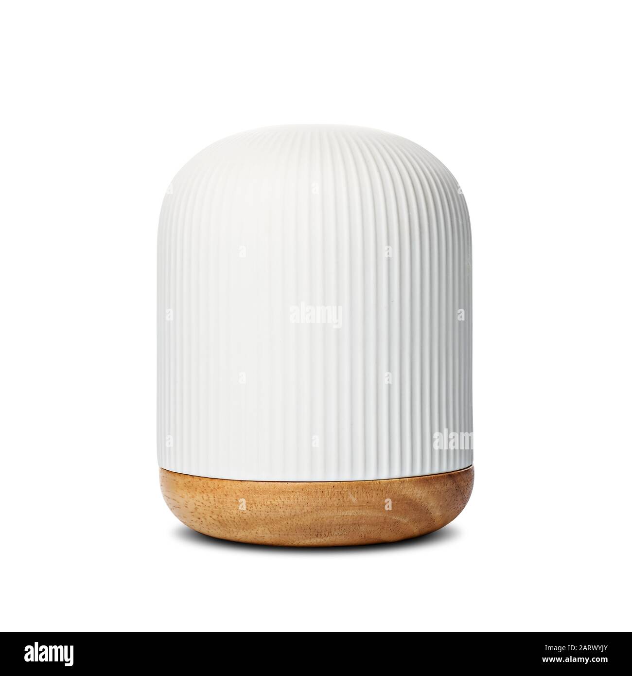 Modern lamp on white background Stock Photo - Alamy
