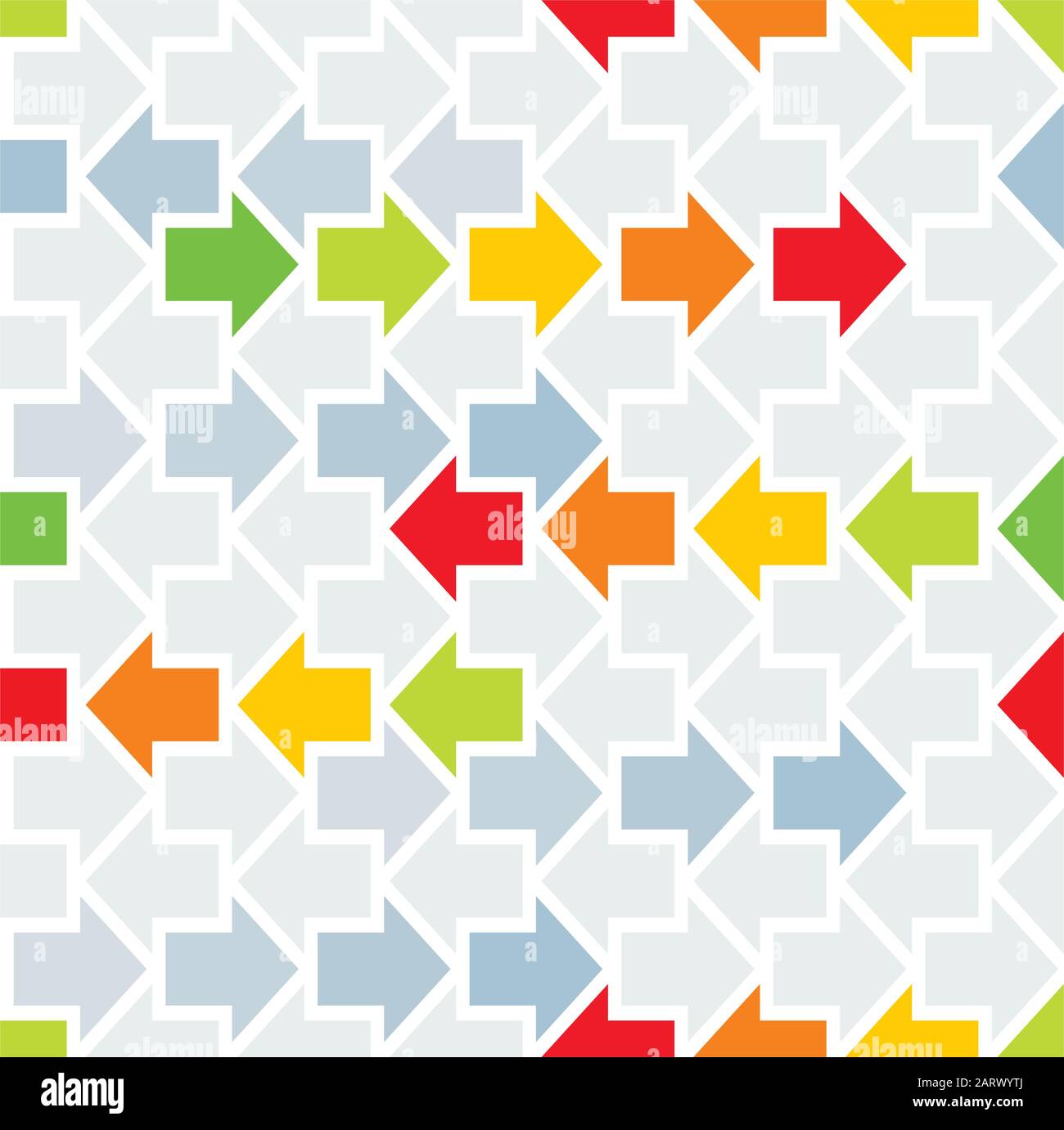 Arrows seamless pattern. Abstract geometric texture with arrow shapes ...