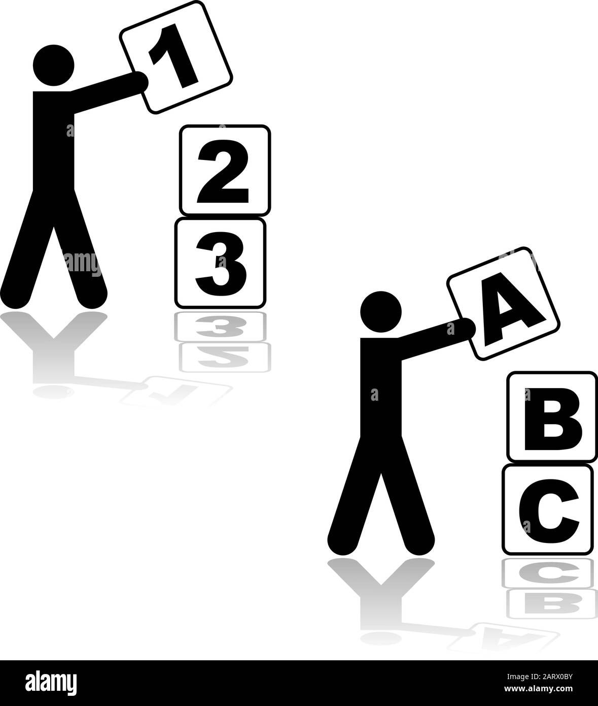 Putting figure Stock Vector Images - Alamy