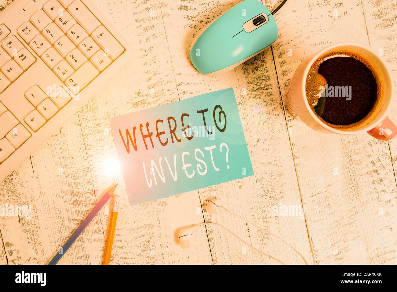 Word writing text Where To Invest Question. Business photo showcasing ...