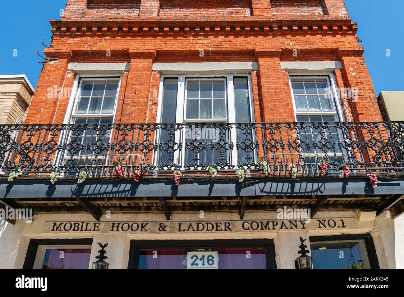 Mobile, Alabama historic firehouse Stock Photo - Alamy