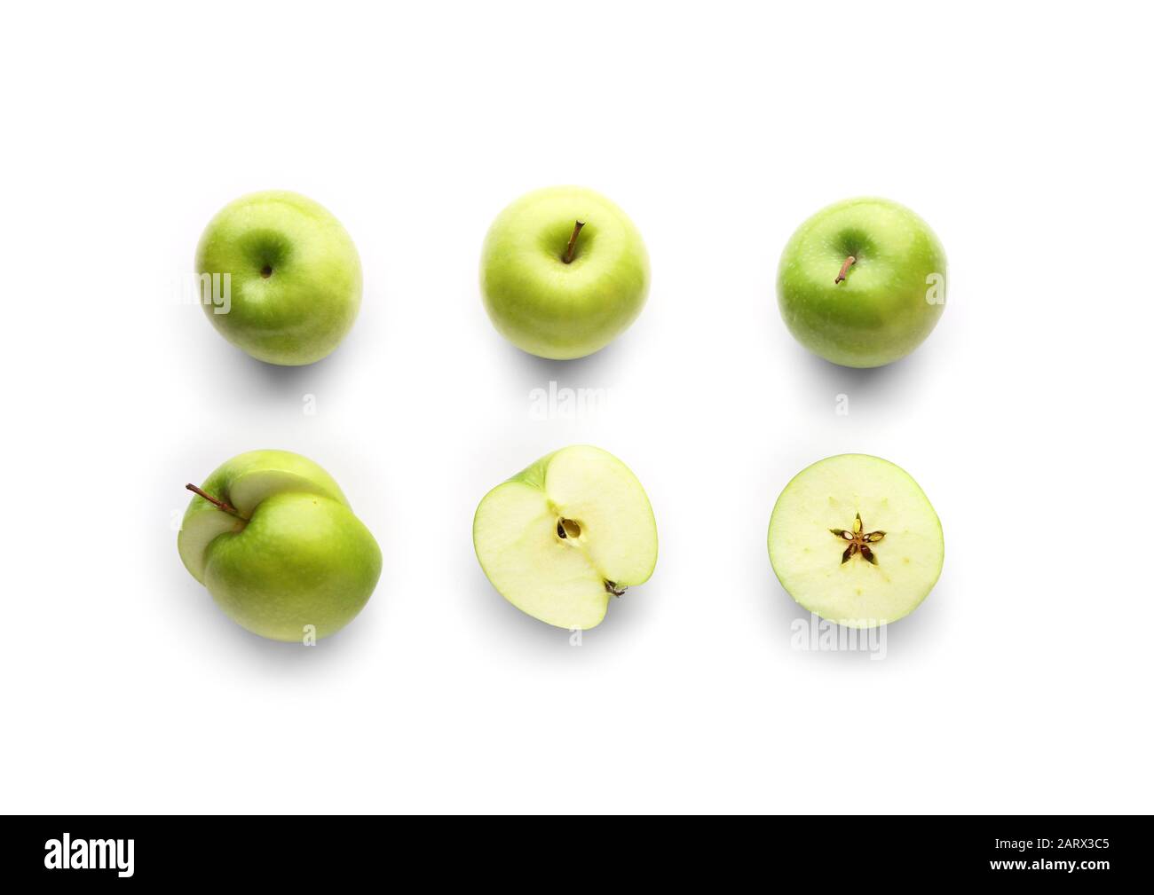 Pattern fresh apples on Cut Out Stock Images & Pictures - Alamy