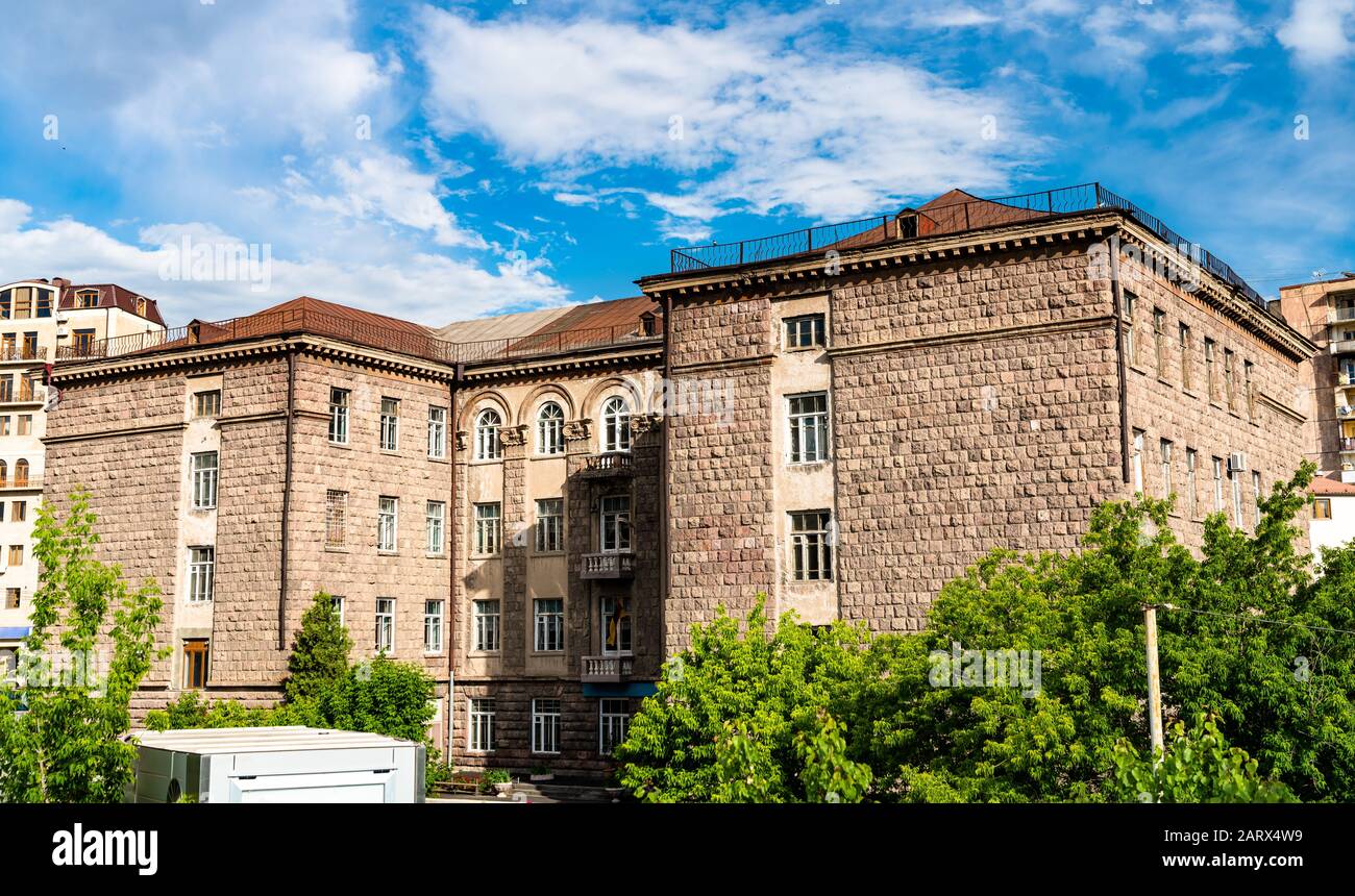 Soviet building in Yerevan, Armenia Stock Photo - Alamy