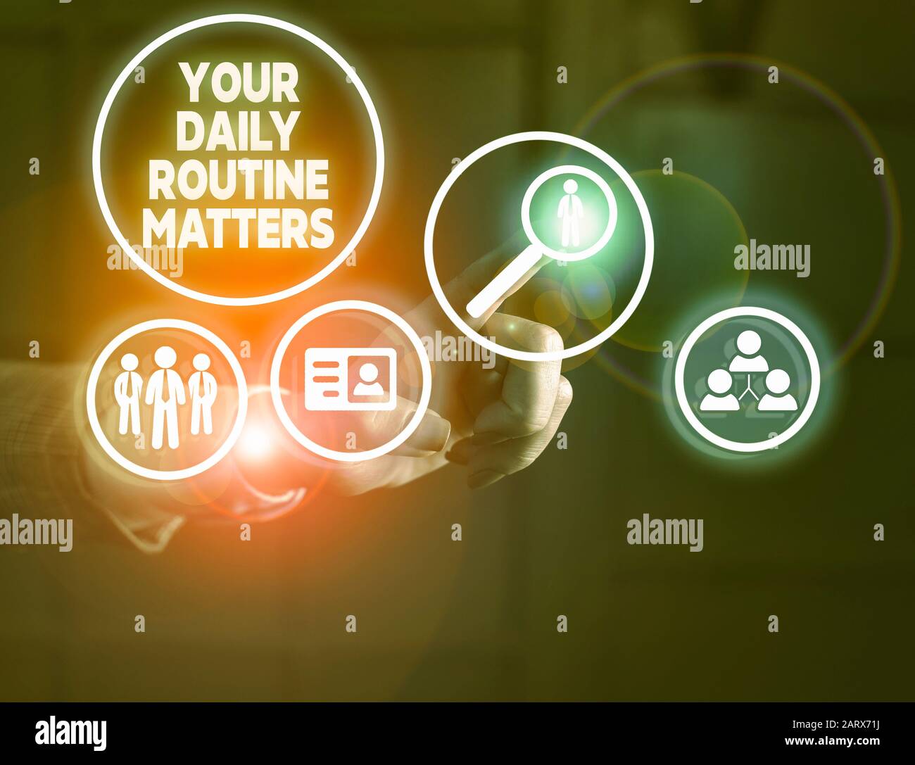 Your daily routine matters hi-res stock photography and images - Alamy