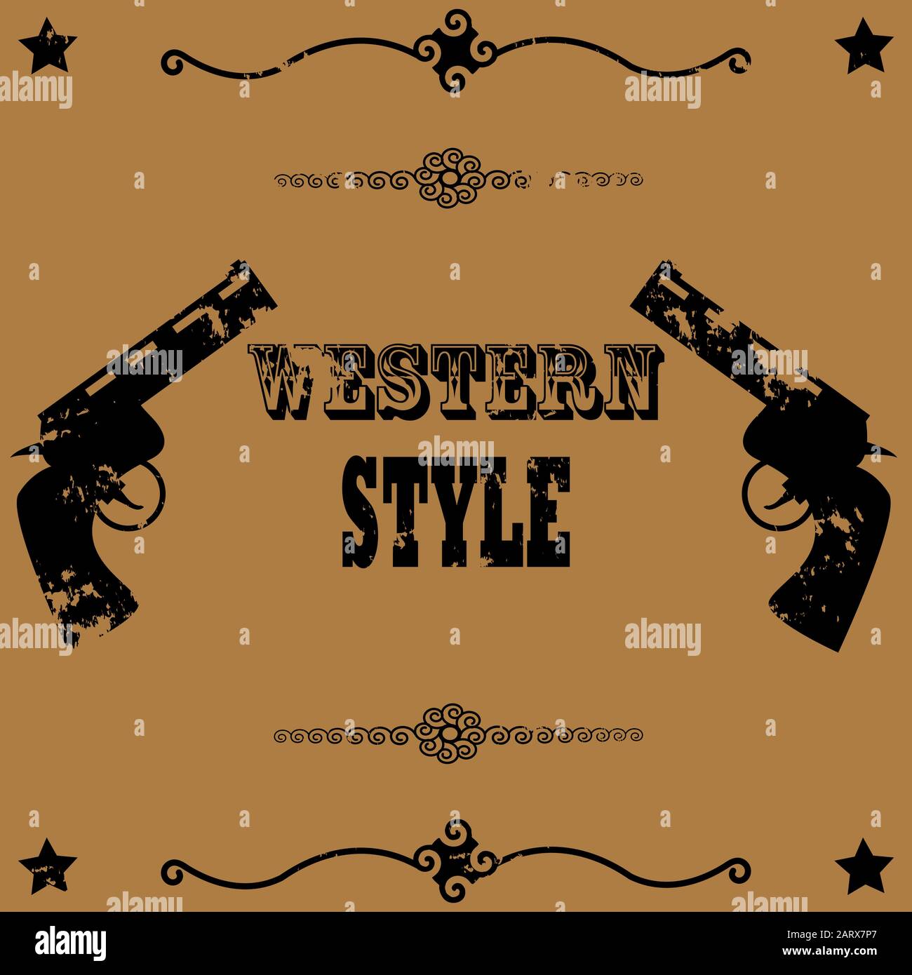 Western Backdrop Poster