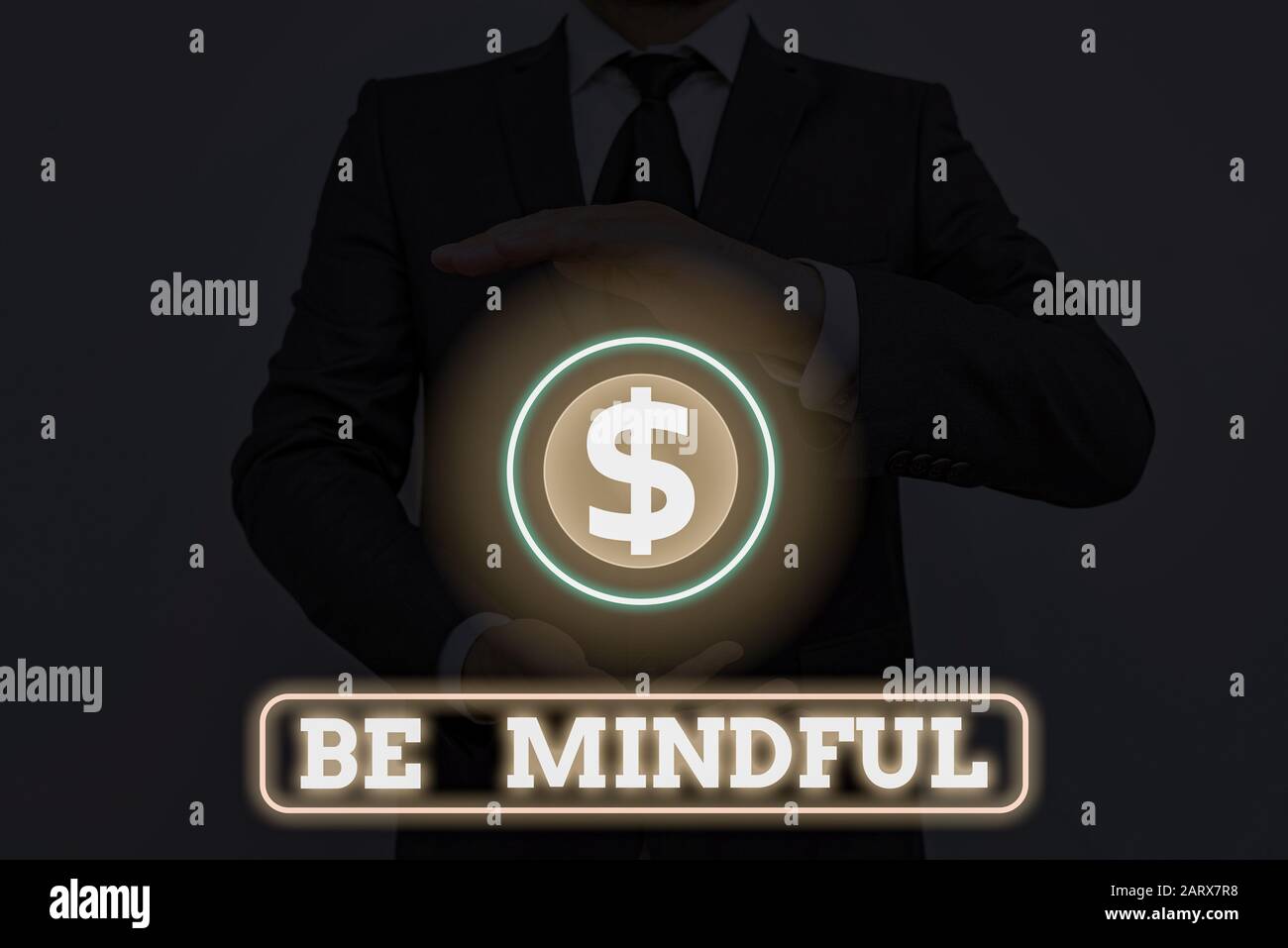Conceptual hand writing showing Be Mindful. Concept meaning paying ...