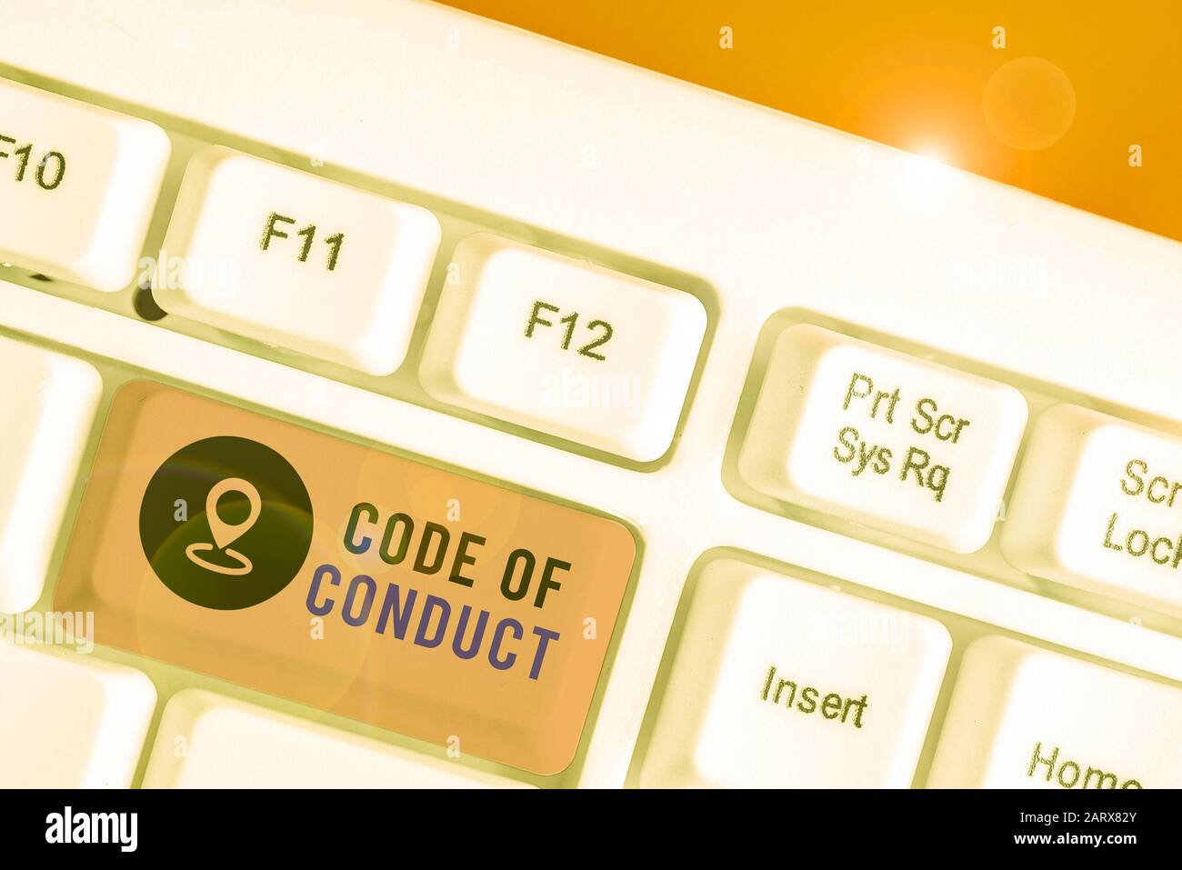 Conceptual hand writing showing Code Of Conduct. Concept meaning Ethics ...