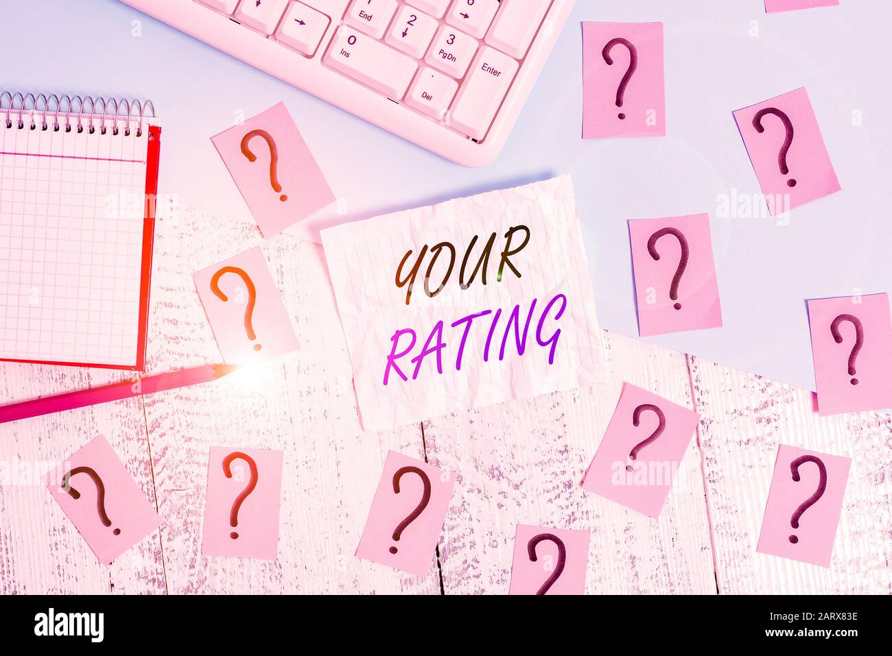 Handwriting text writing Your Rating. Conceptual photo score or ...