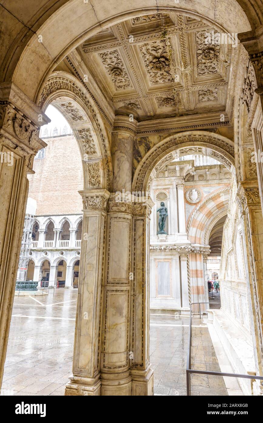 Doge's Palace or Palazzo Ducale, Venice, Italy. It is one of the top ...