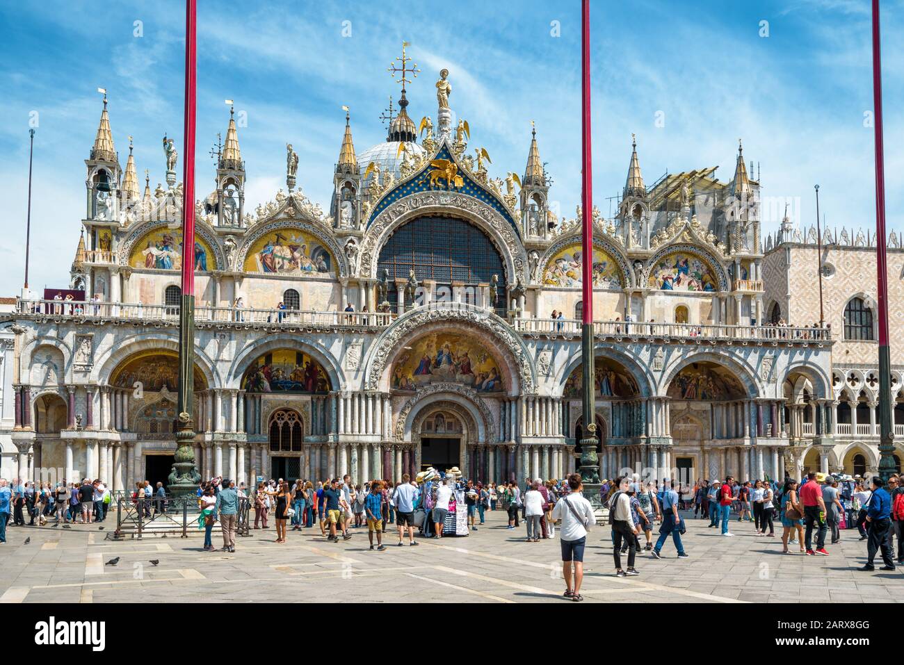Venice, Italy - May 19, 2017: Piazza San Marco (Saint Mark's Square ...