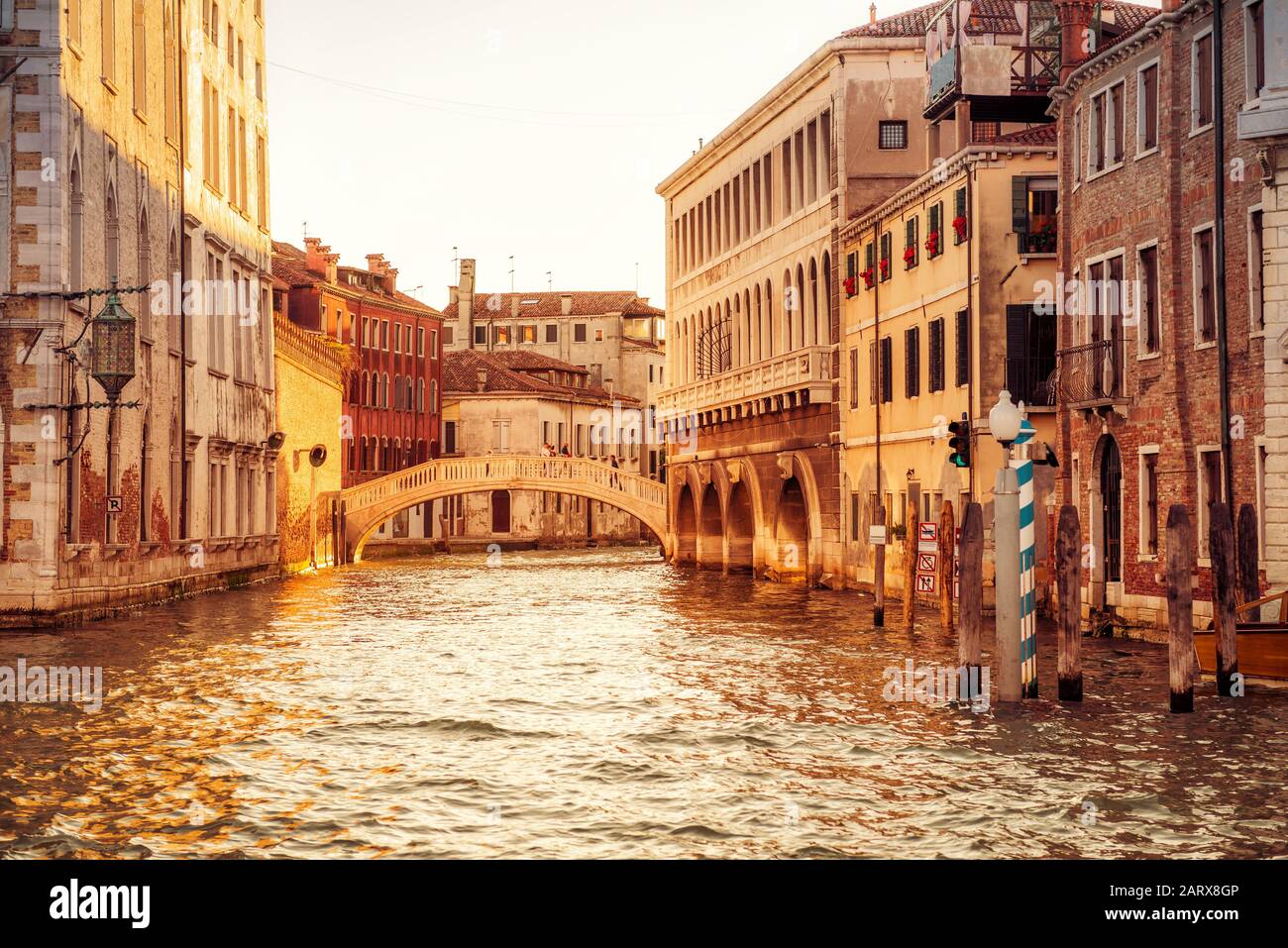 Venice water street hi-res stock photography and images - Alamy