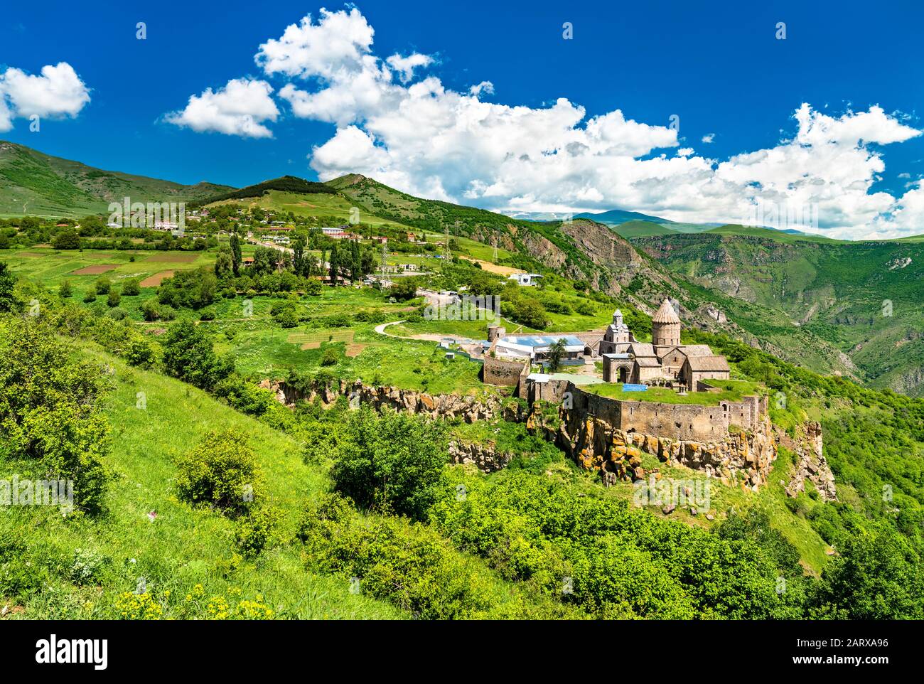 Aerial view of Tatev monastery in Armenia Stock Photo - Alamy