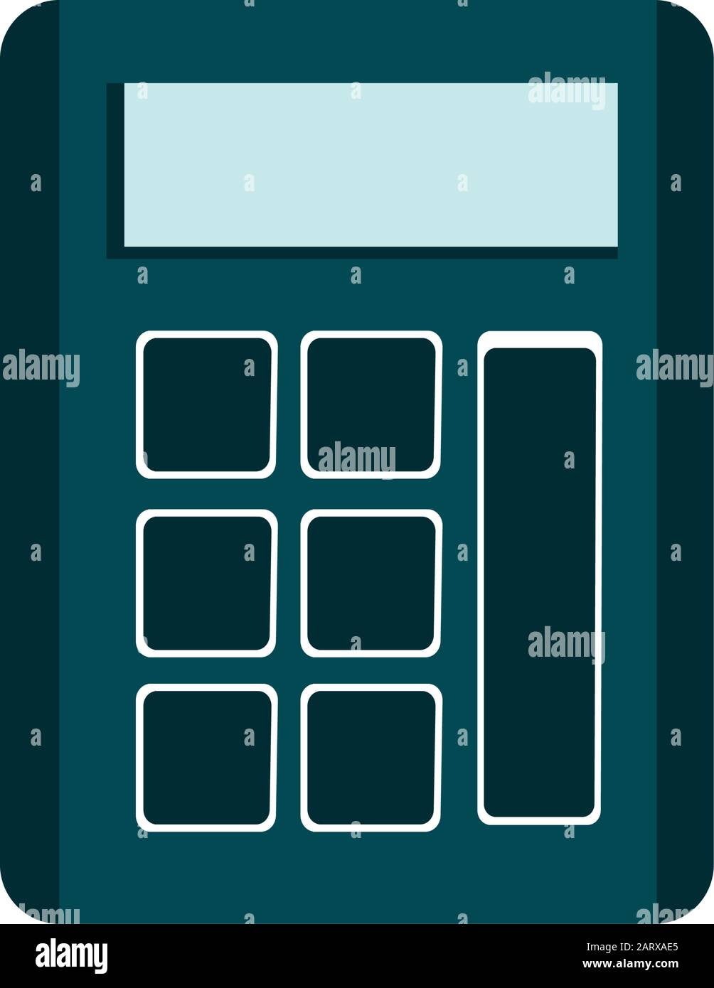 calculator mathematics supply education school vector illustration icon ...
