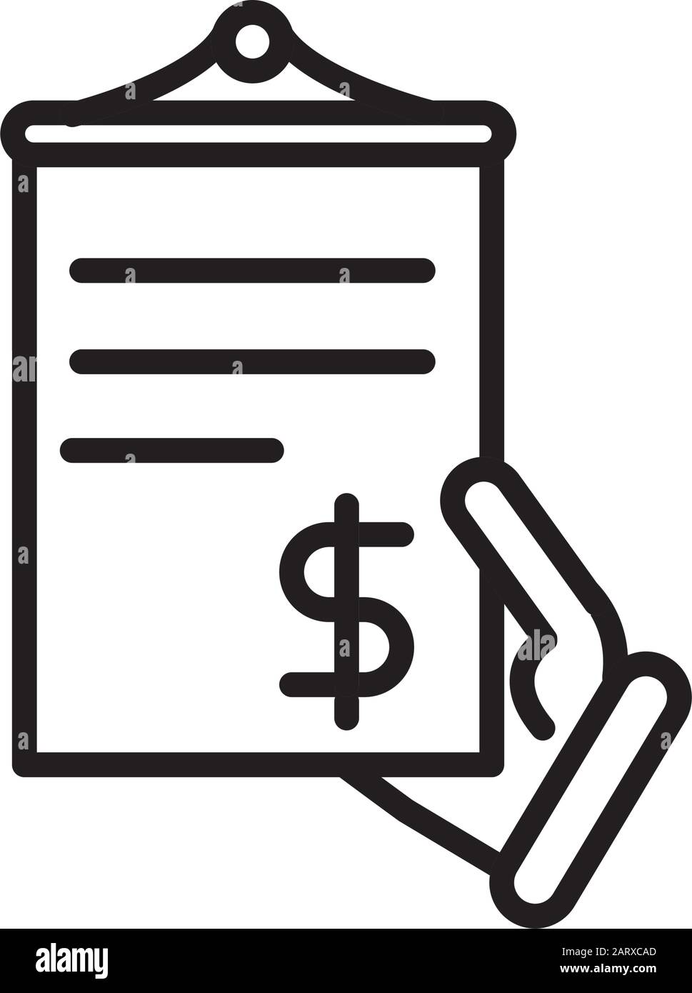 business cash money line design vector illustration Stock Vector Image ...