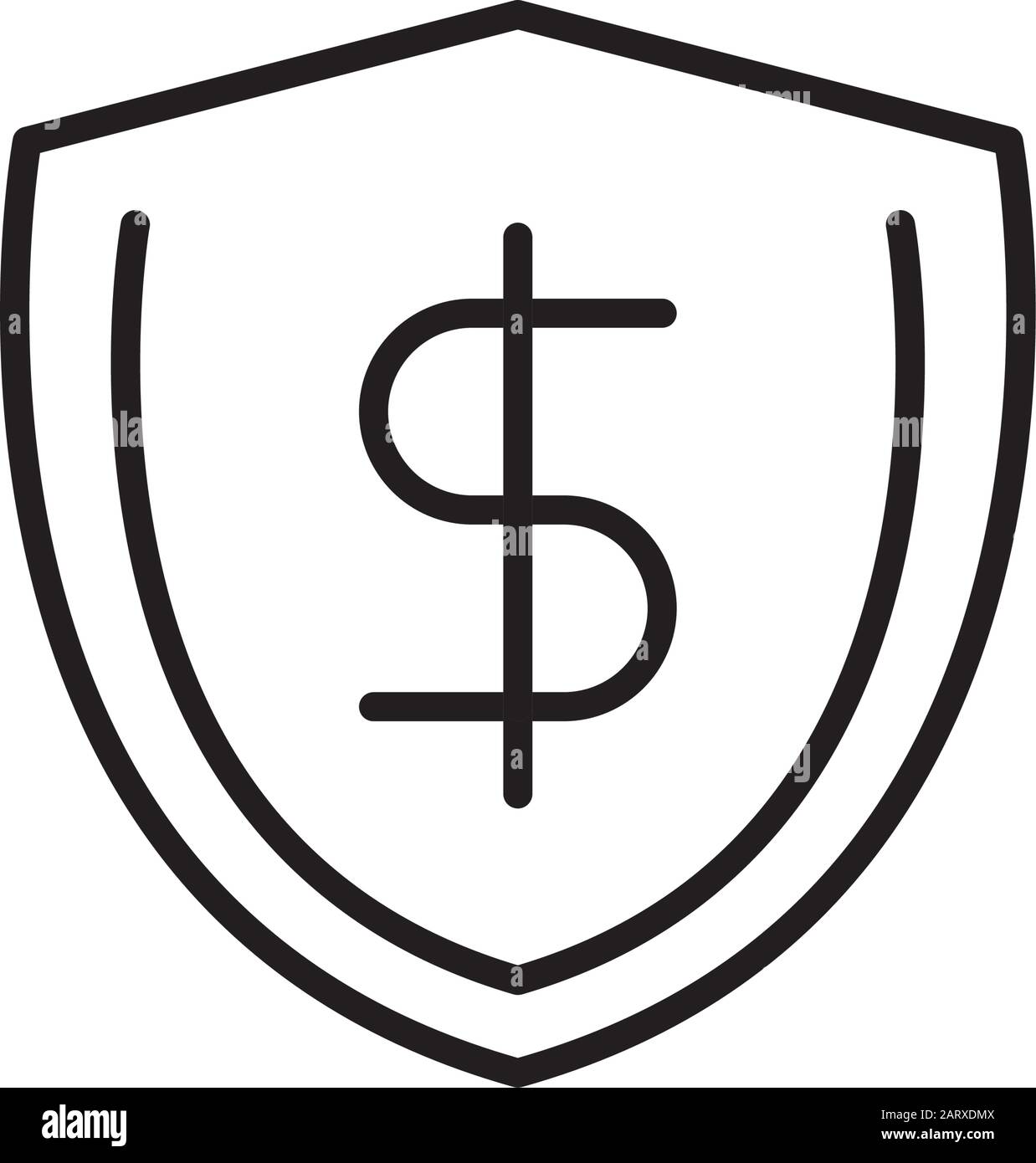 business cash money line design vector illustration Stock Vector Image ...