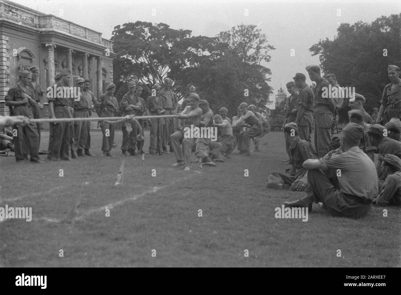 Sports competitions on the Deca sports field Tug of war Date: 7 ...