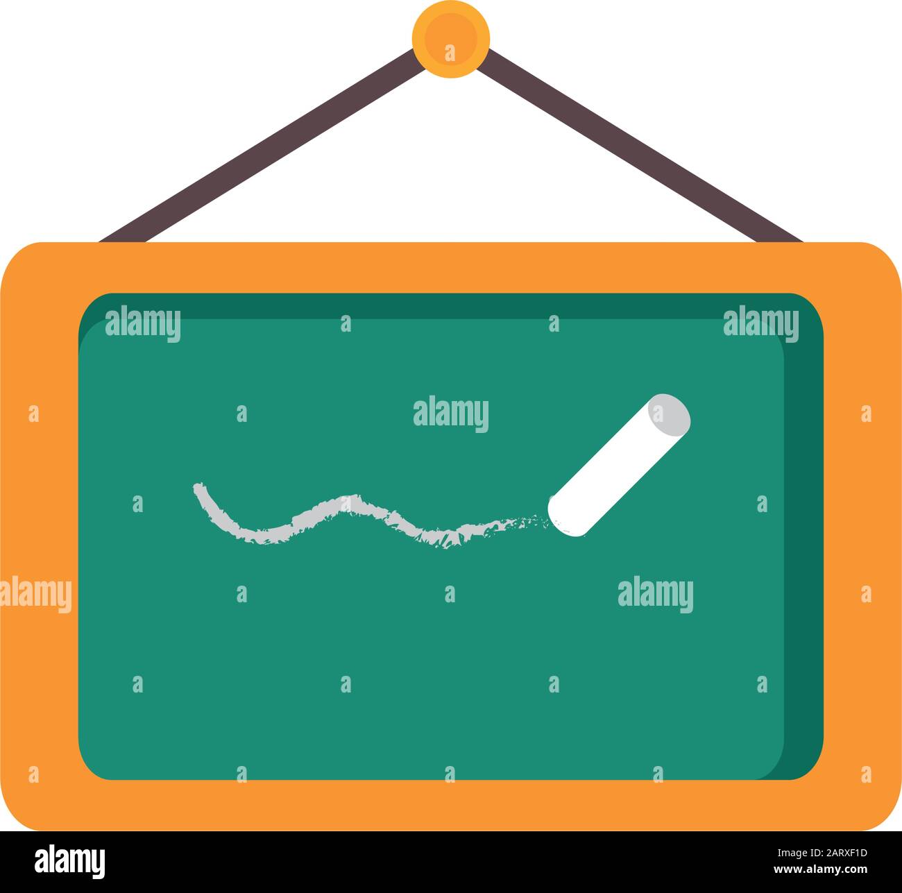 chalkboard chalk writing class education school vector illustration ...