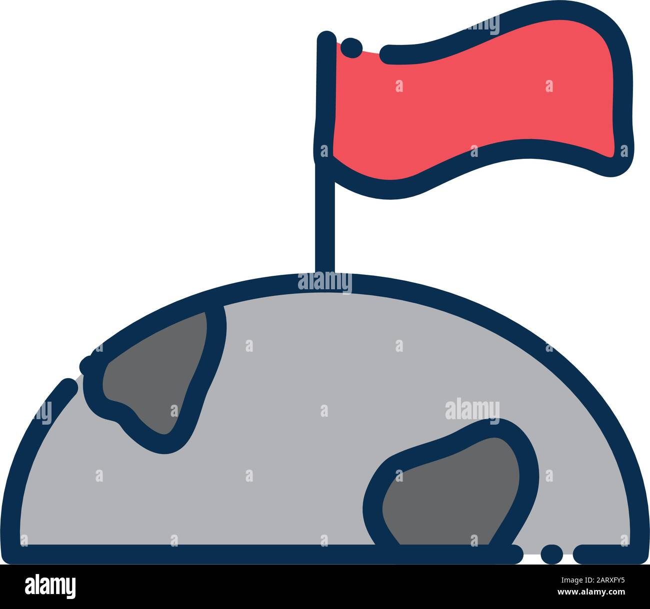 astronomy and space on white background vector illustration Stock ...