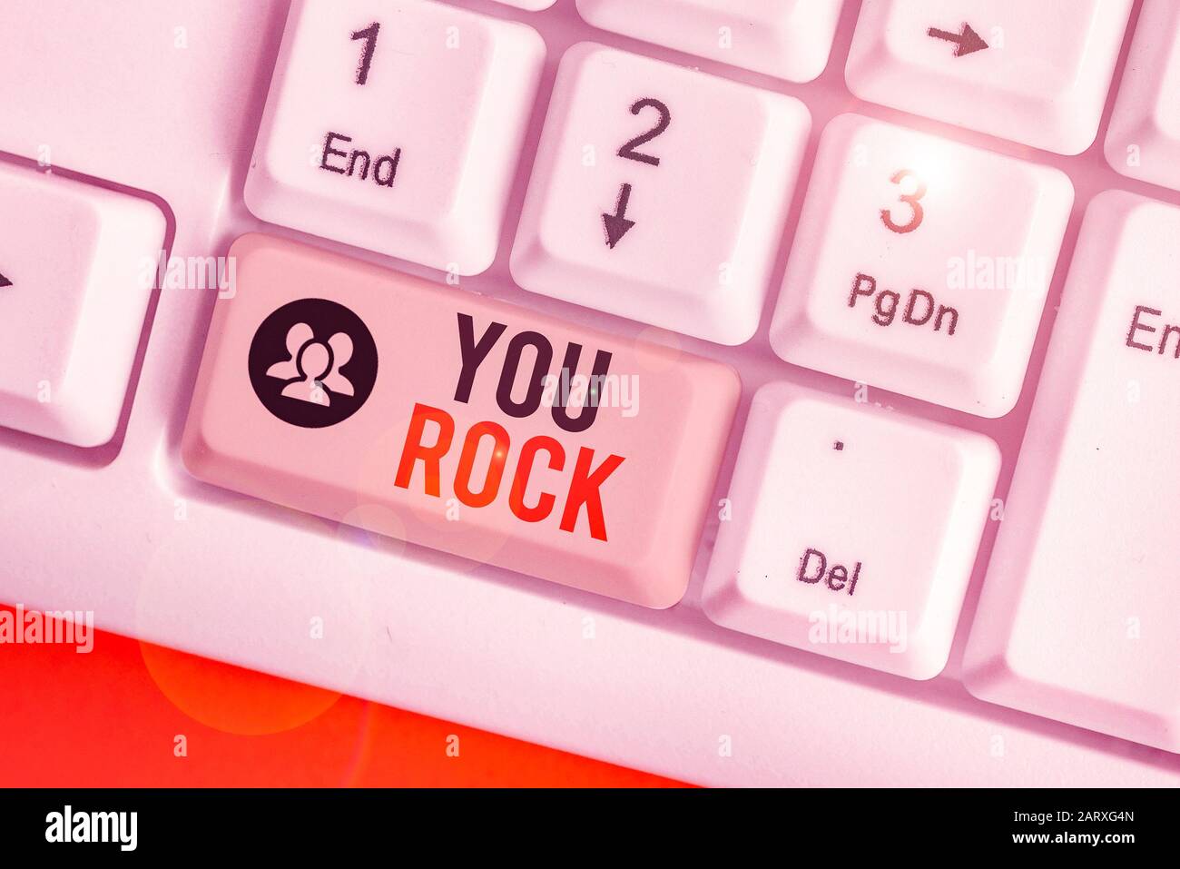 Handwriting text writing You Rock. Conceptual photo slang phrase of ...